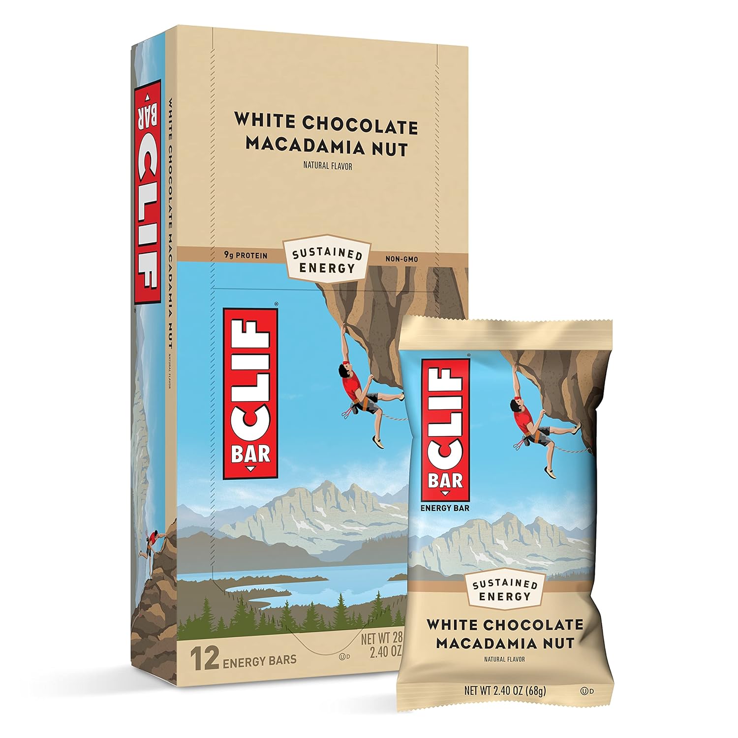 Amazon.com: CLIF BARS - Energy Bars - White Chocolate Macadamia Nut ...