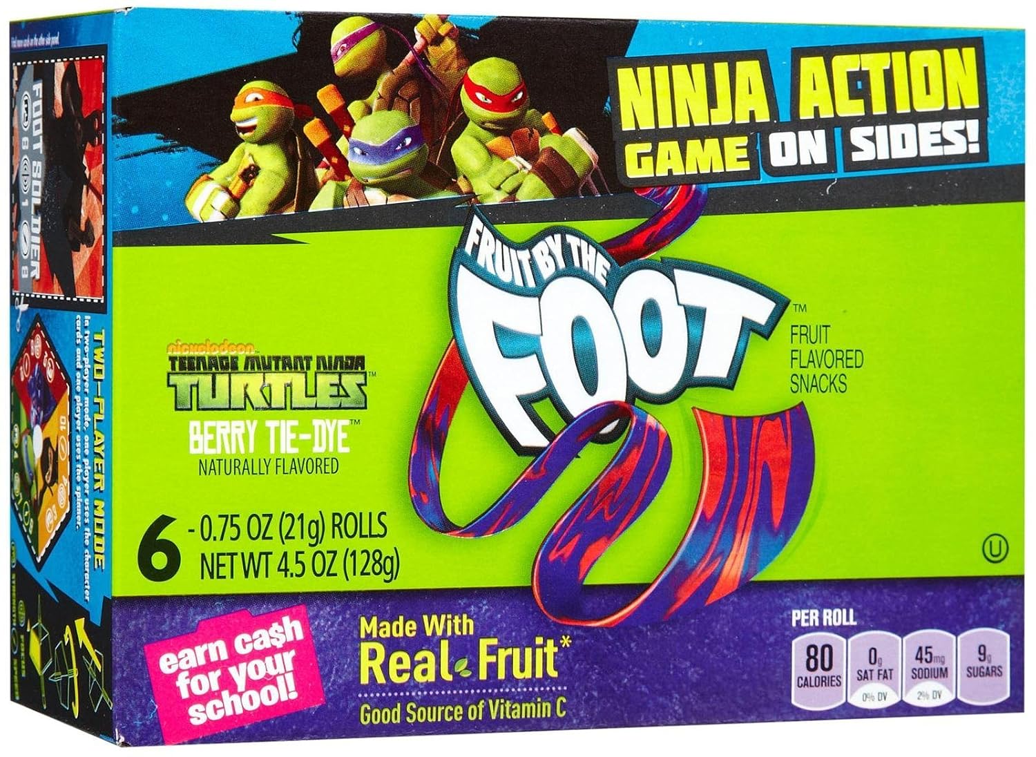 Amazon.com: Fruit by the Foot Fruit Snacks - Berry Tie-Dye - 4.5 oz