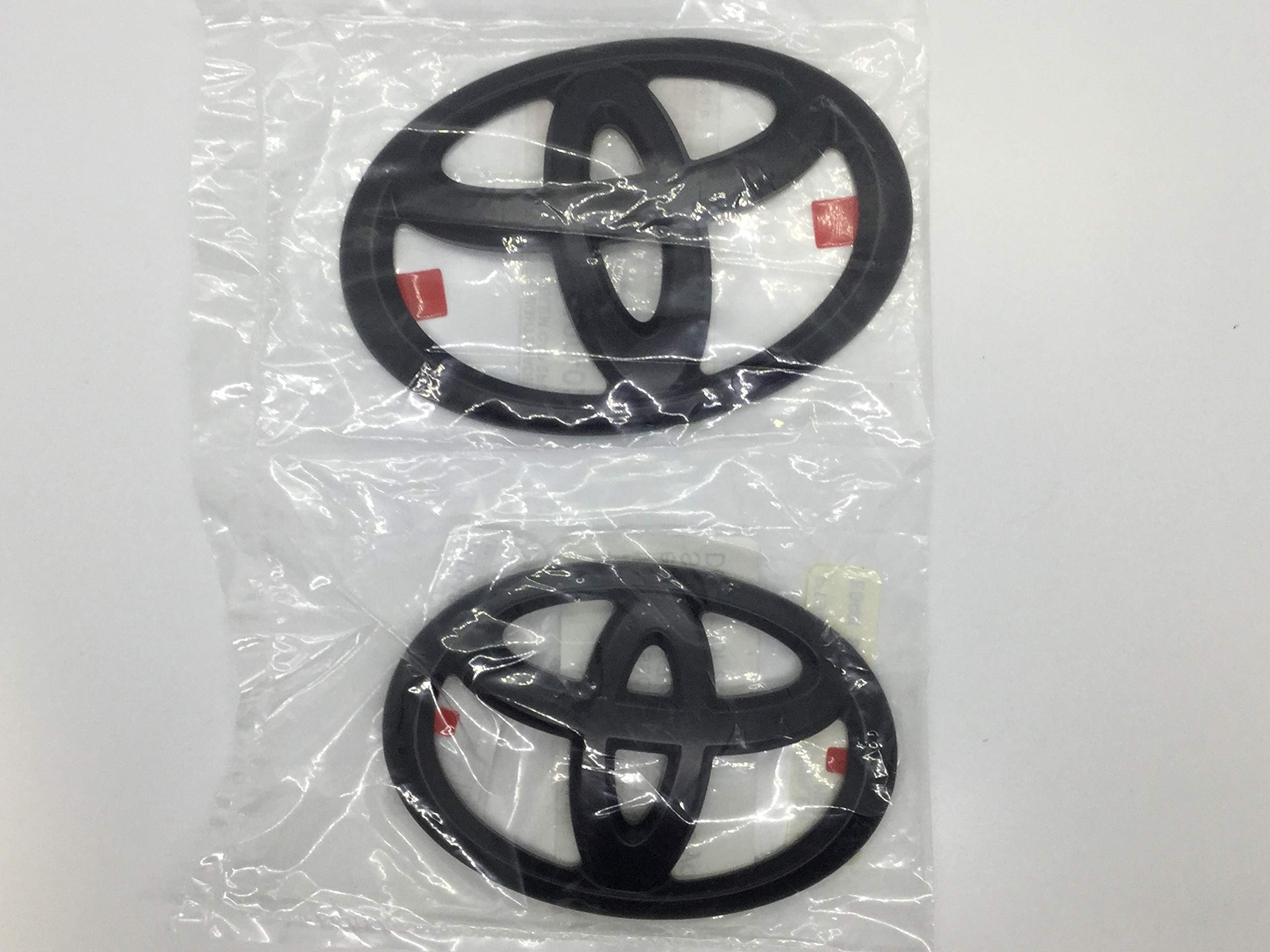 Genuine Toyota 4Runner Nightshade 2 Piece Black/Blackout Emblem Overlay ...