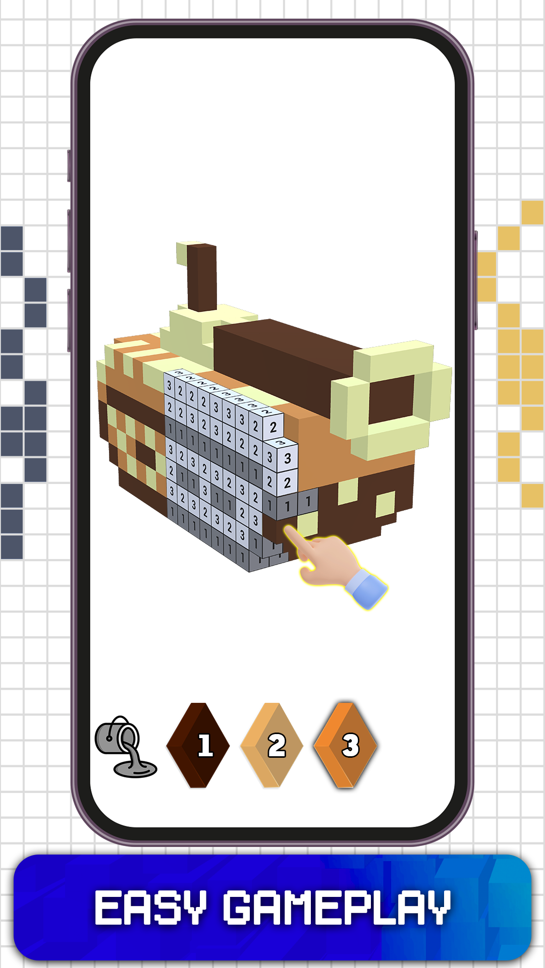 Voxel 3D - Color by Number, Pixel Art Coloring Book - App on Amazon ...