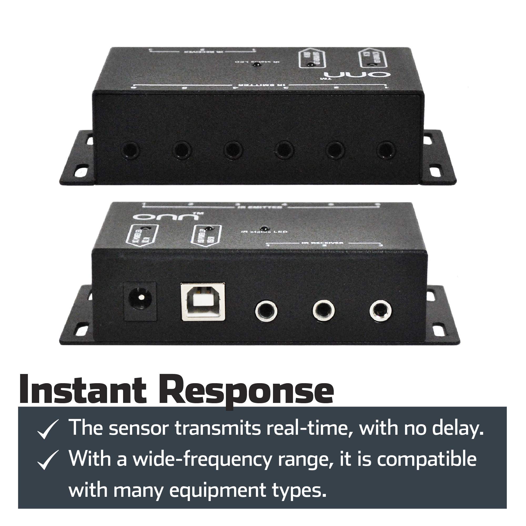 Snapklik.com : ONN Infrared Repeater System IR Repeater Kit Hidden IR System Infrared Remote ...