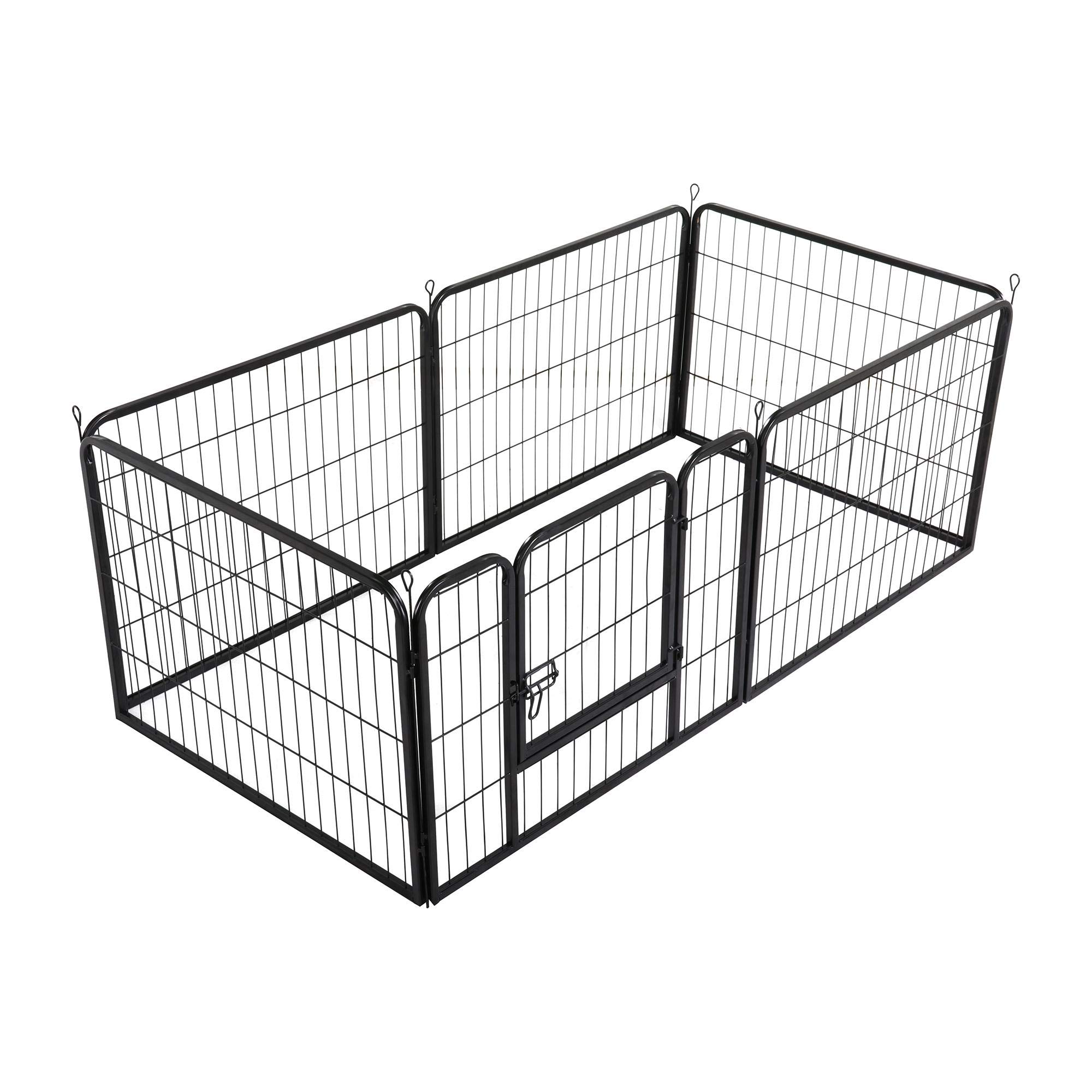 Yaheetech Heavy Duty Dog Pen Puppy Pen 6 Panel Pet Playpen For Dog Cat yaheetech-heavy-duty-dog-pen-puppy-pen-6-panel-pet-playpen-for-dog-cat