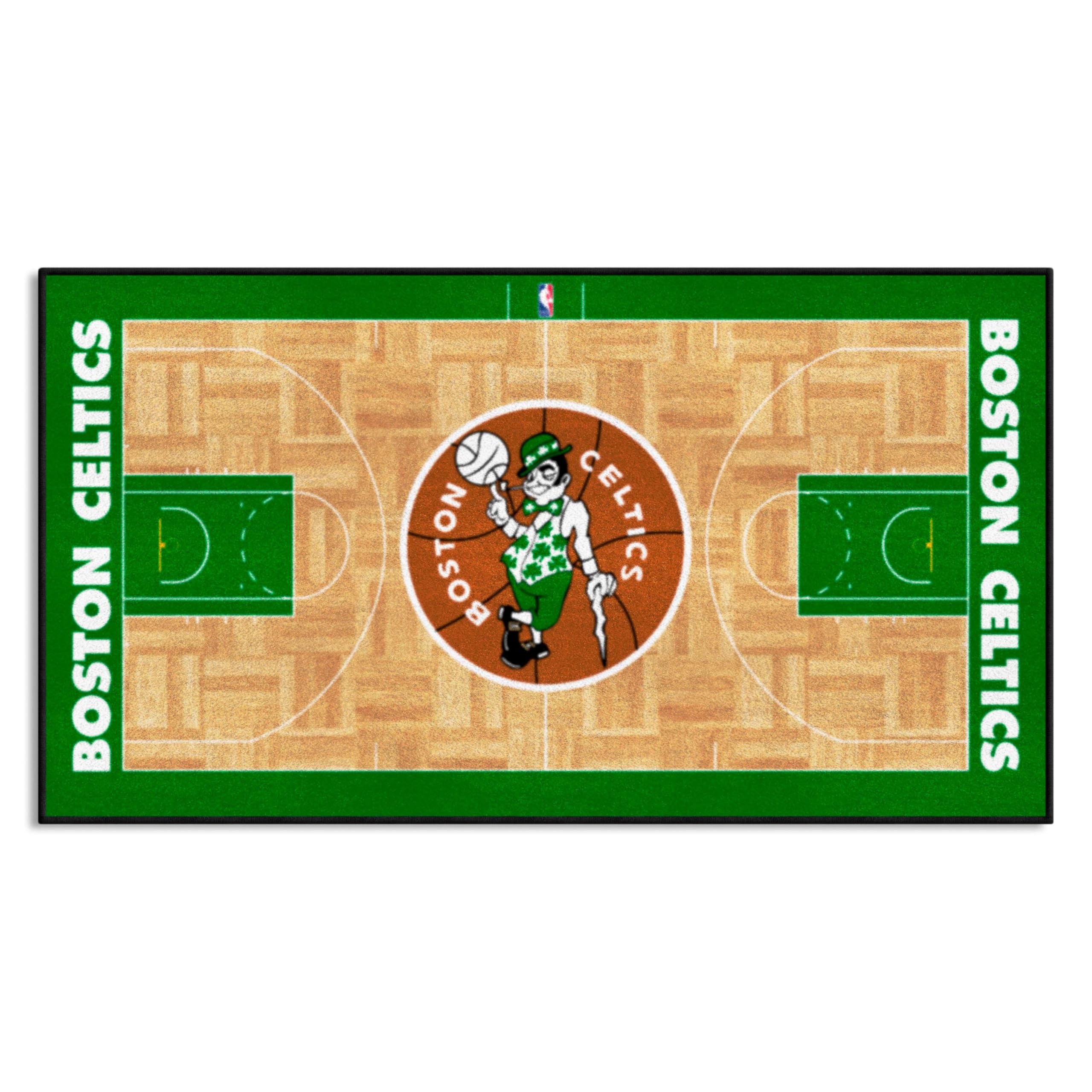 Amazon.com : FANMATS 35237 NBA Retro Boston Celtics Court Runner Rug ...