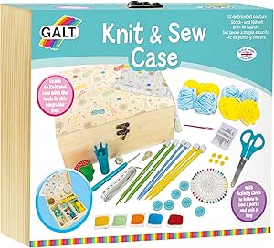 Galt Knit & Sew Kit - Fun Introduction to Sewing and Knitting for ...