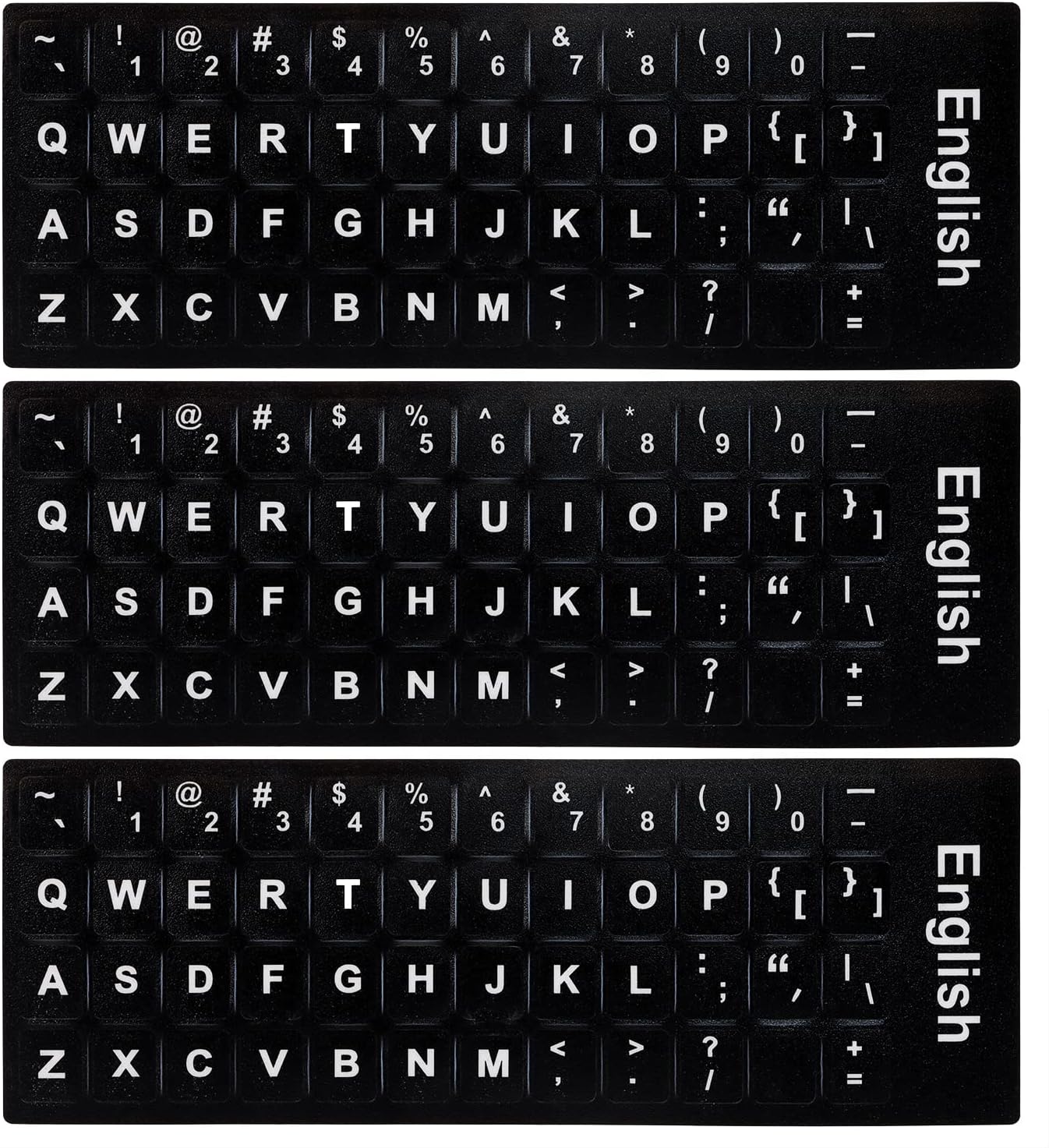 Amazon.com: Universal English Keyboard Stickers Computer Letter ...