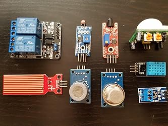 Amazon.com: KOOKYE 16 in 1 Smart Home Sensor Modules Kit for Arduino Raspberry Pi DIY ...