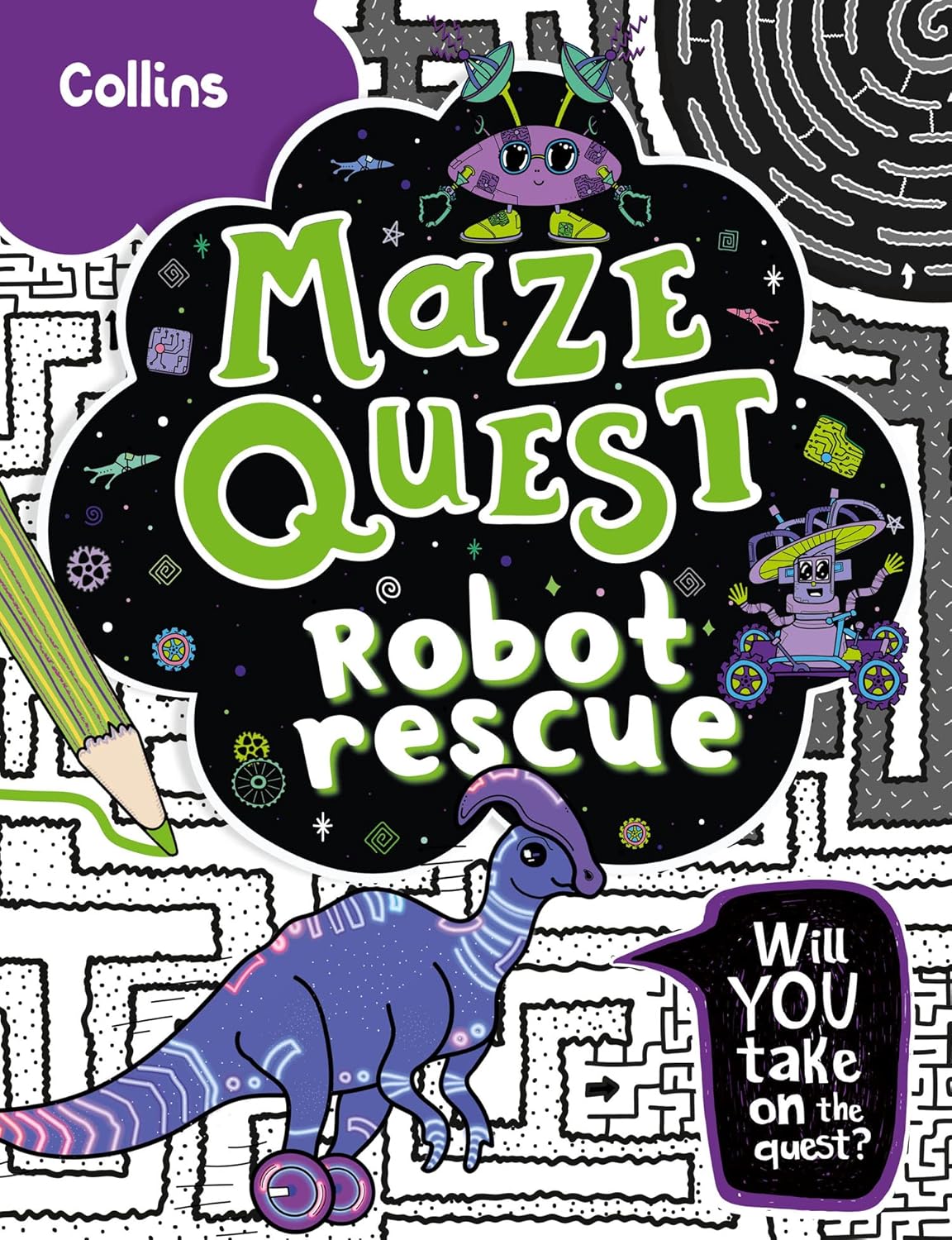 Robot Rescue: Solve 50 mazes in this adventure story for kids aged 7 ...