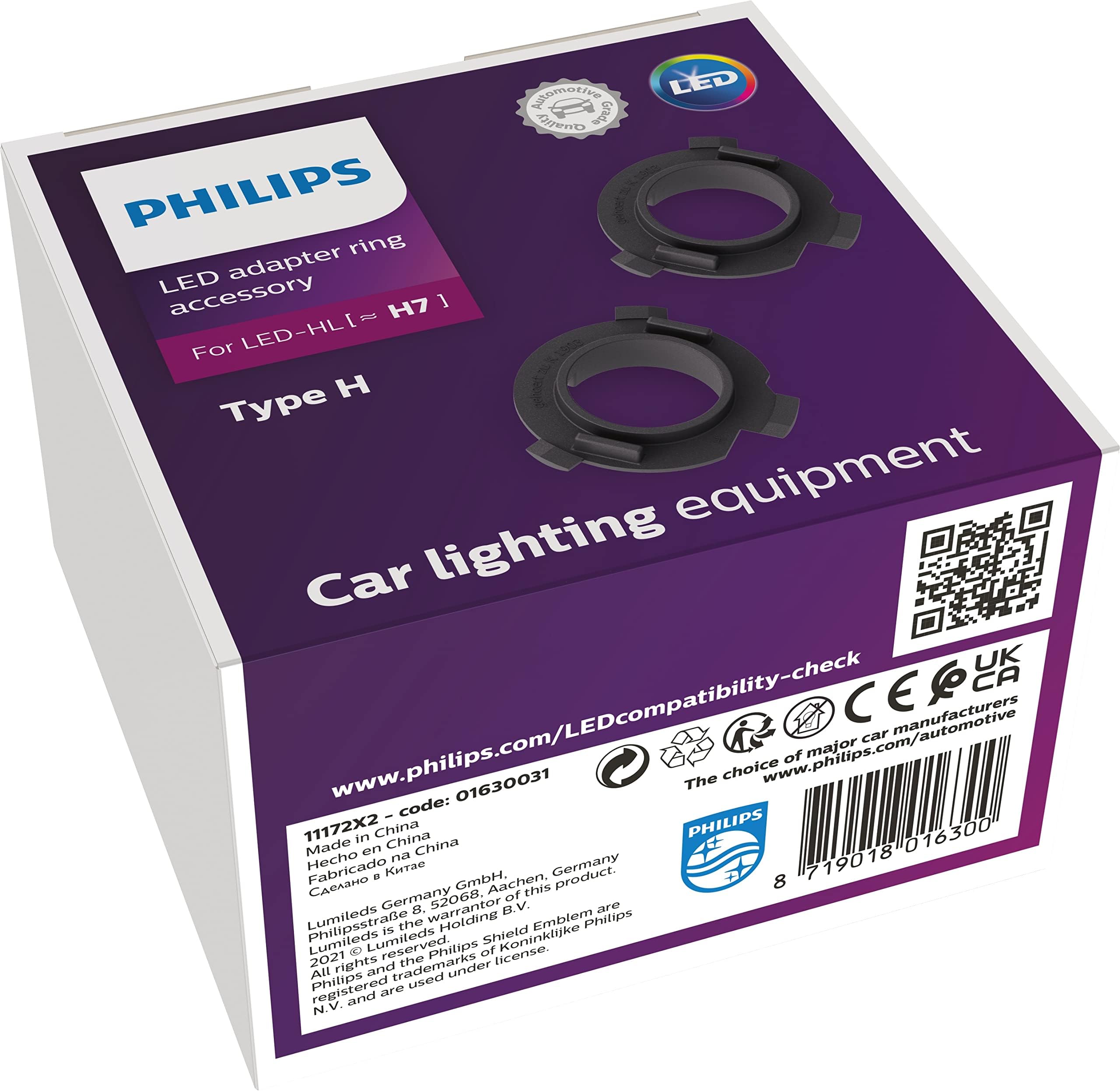 Philips automotive lighting Adapter-Ring H7-LED Typ H, Lampenhalterung ...