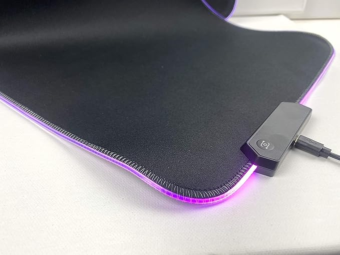 Amazon.com: Bugha Exclusive led Gaming Mousepad for pc 31.5in x 11.8in ...