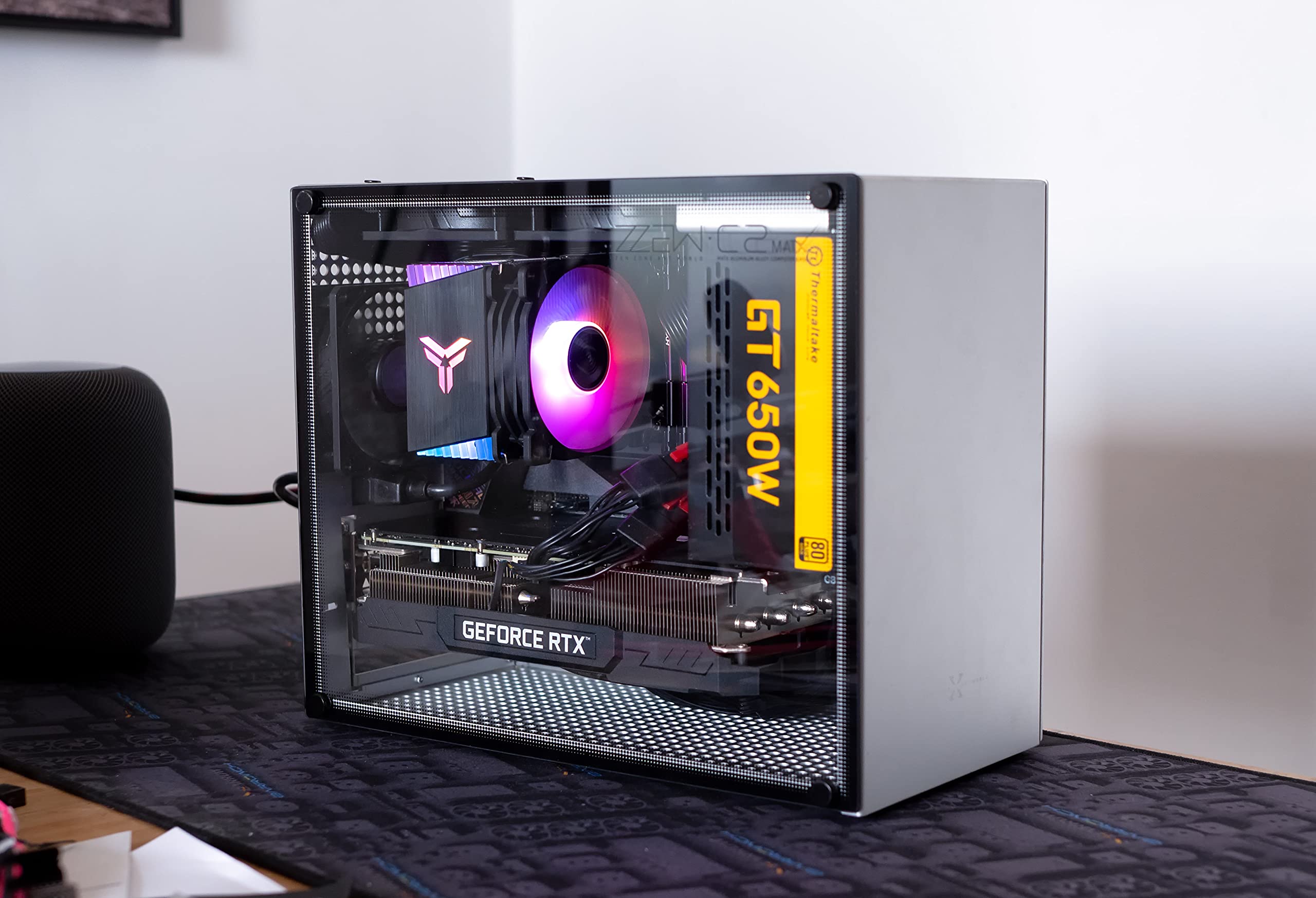 MATX PC Case in Mini-Size, Portable Gaming Computer Case, Aluminum ...