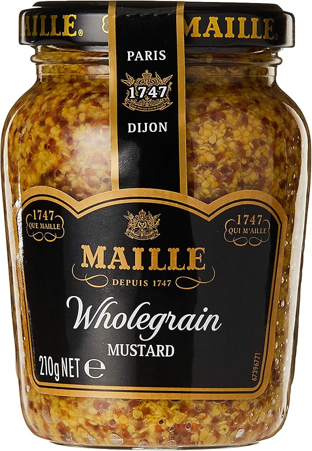 Maille Wholegrain Mustard, 210 g : Amazon.co.uk: Grocery