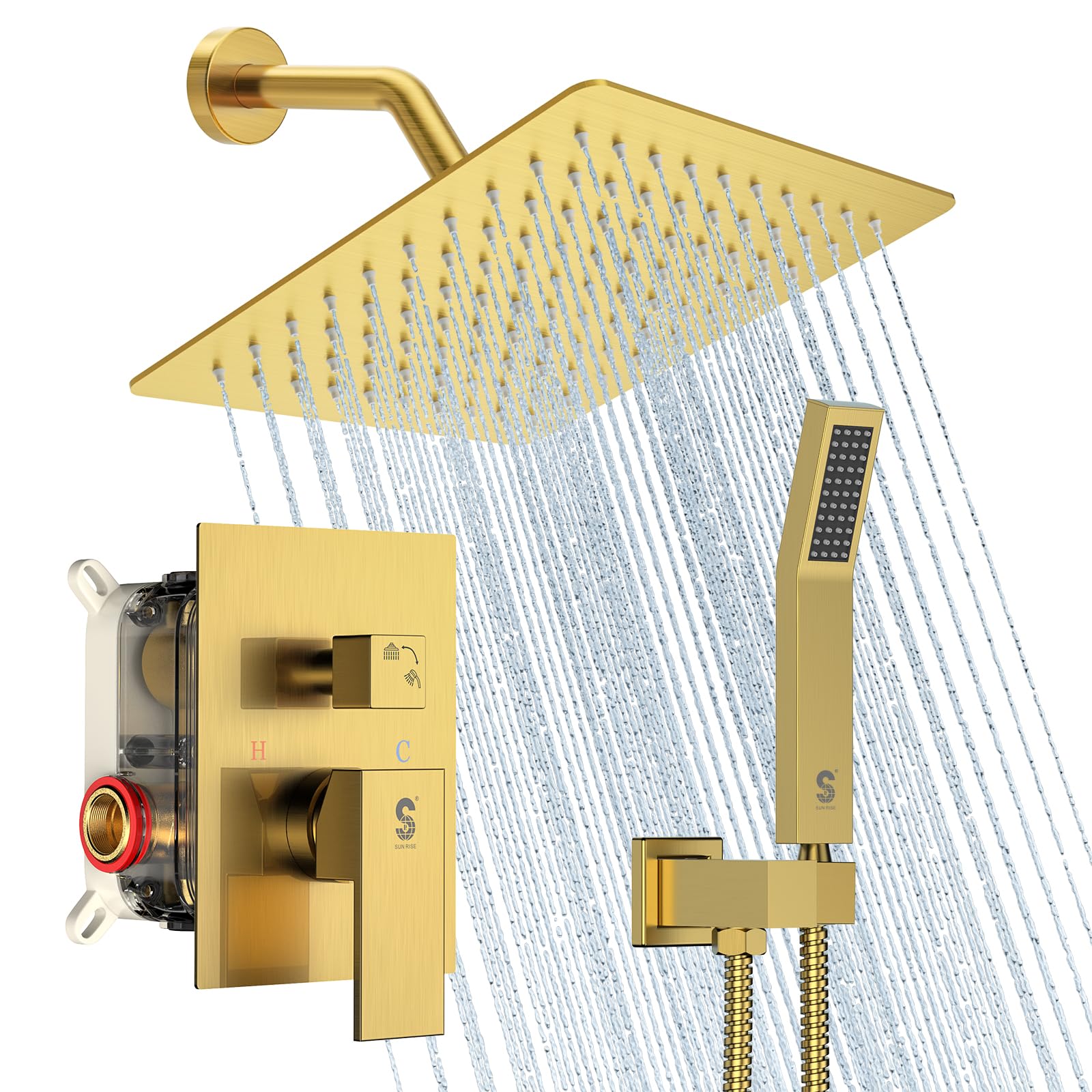 Snapklik.com : SR SUN RISE Shower System - Shower Faucet Set