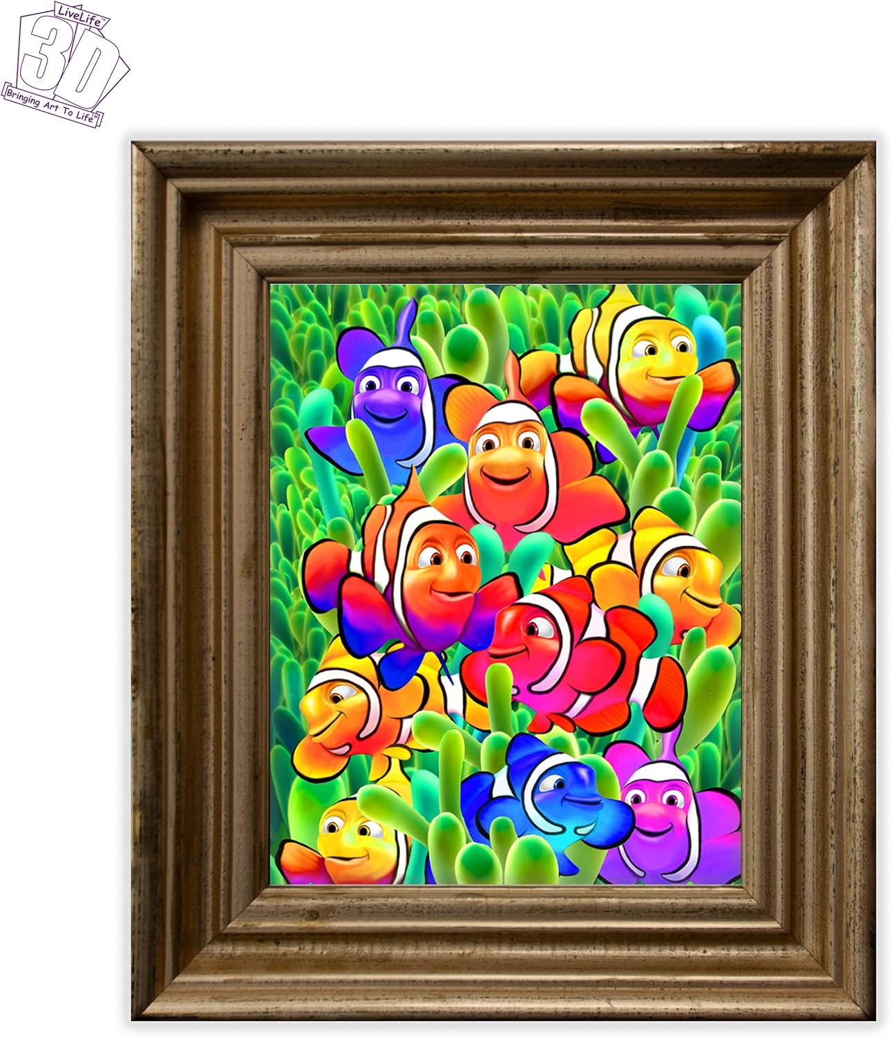 3D LiveLife Lenticular Wall Art Prints – Cute Clowns from Deluxebase ...