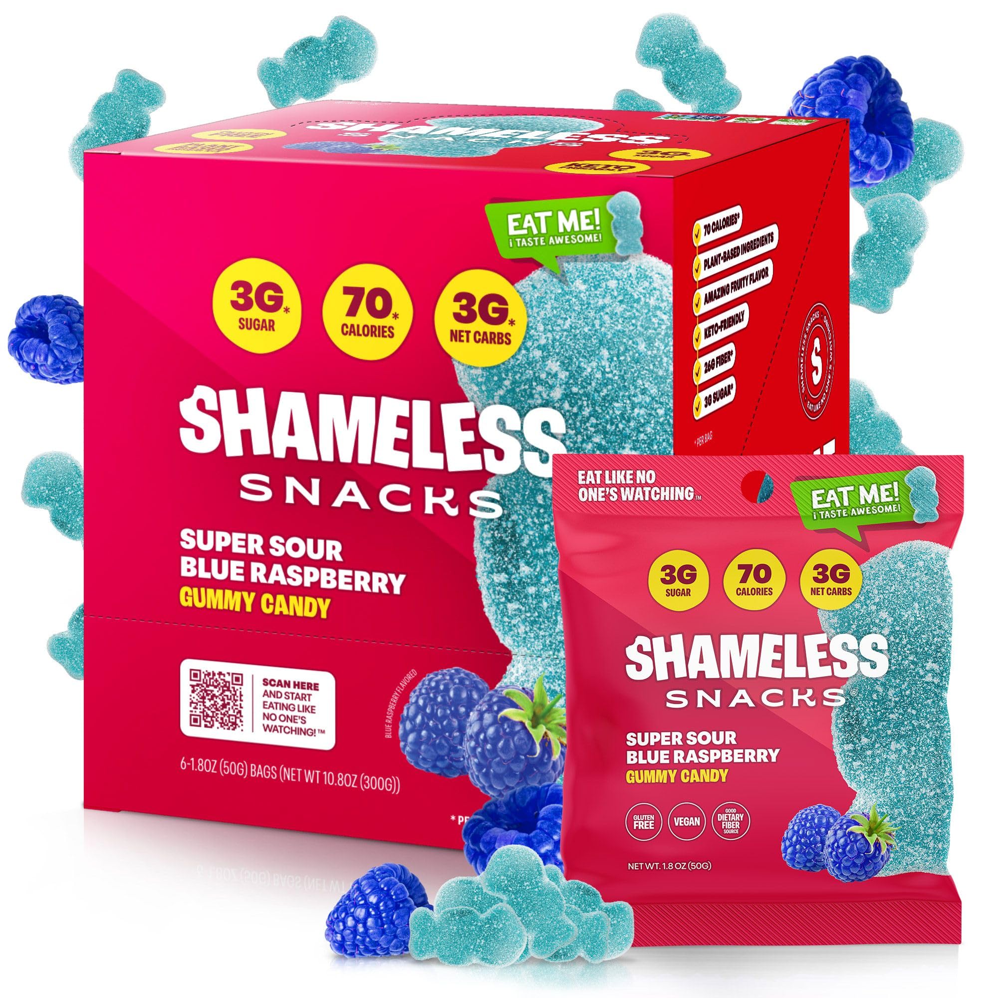 Amazon.com : Shameless Snacks - Healthy Low Calorie Snacks, Low Carb ...