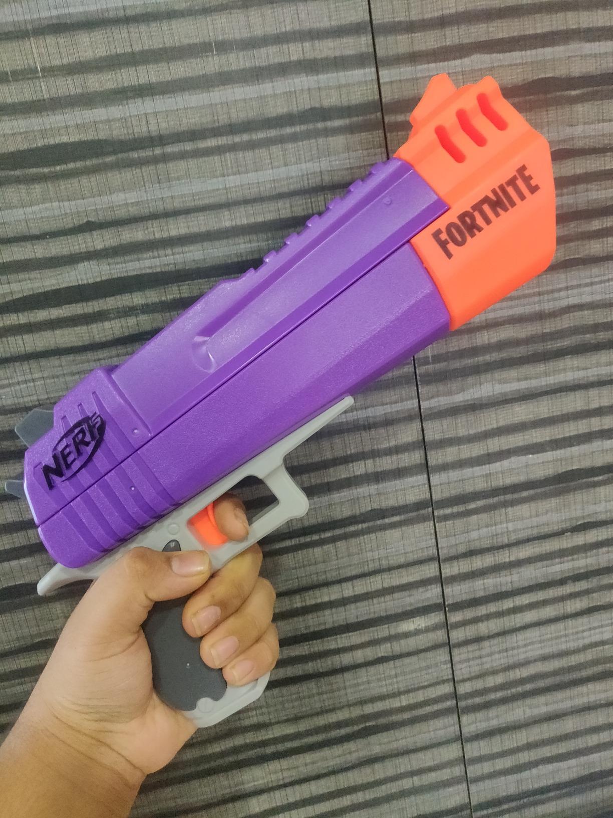 Nerf Fortnite HC-E Mega Dart Blaster - Includes 3 Official Mega ...