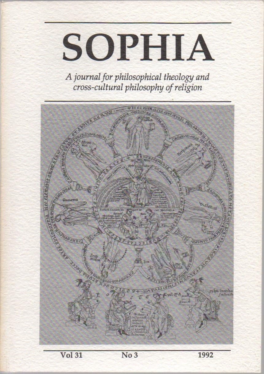 Amazon.com: Sophia: A Journal for Philosophical Theology and Cross ...