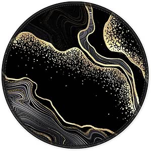 ITNRSIIET Mouse Mat Small Round Mouse Pad with Stitched Edge ...