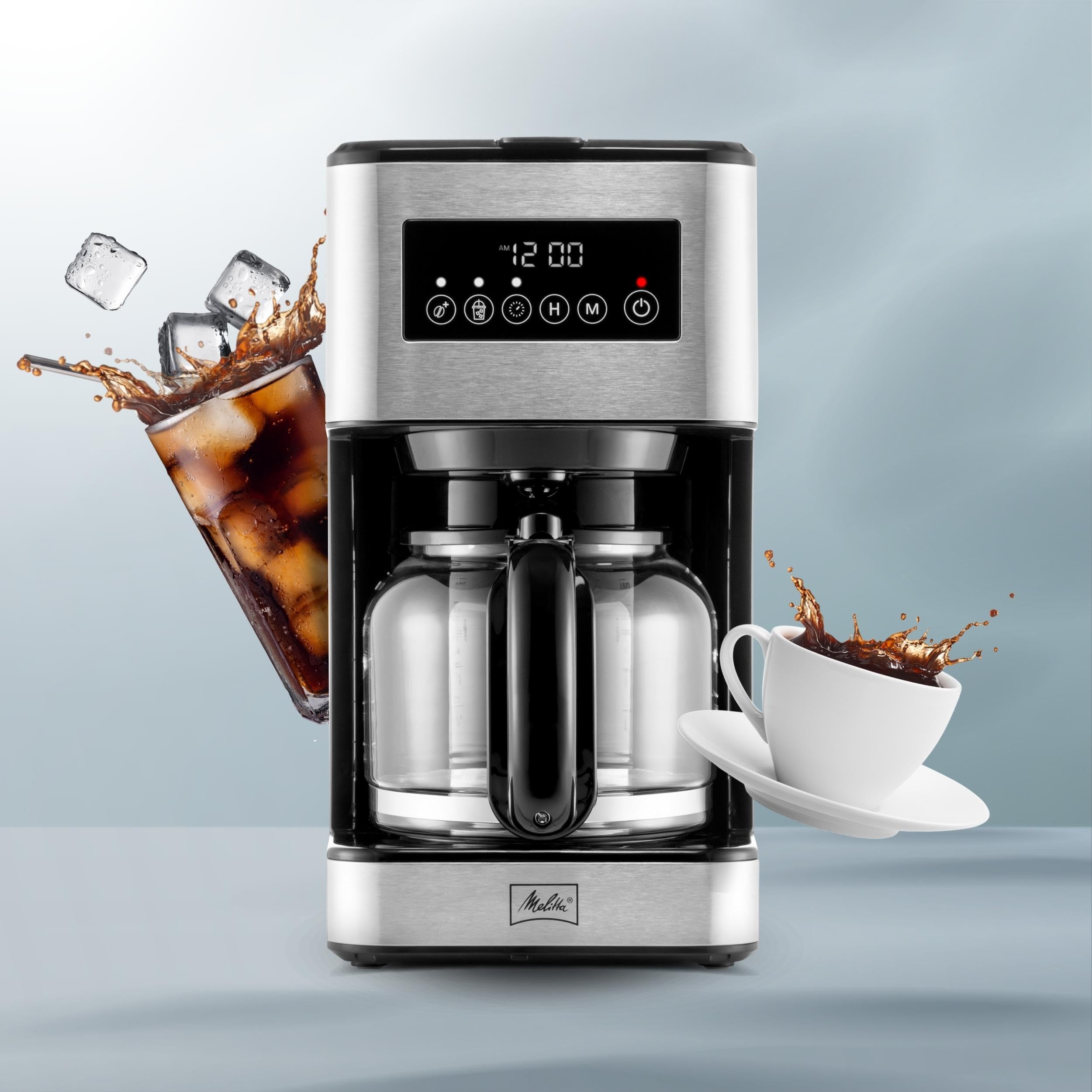 Amazon.com: Waring Pro - 14-Cup Coffee Maker - Black stainless steel ...