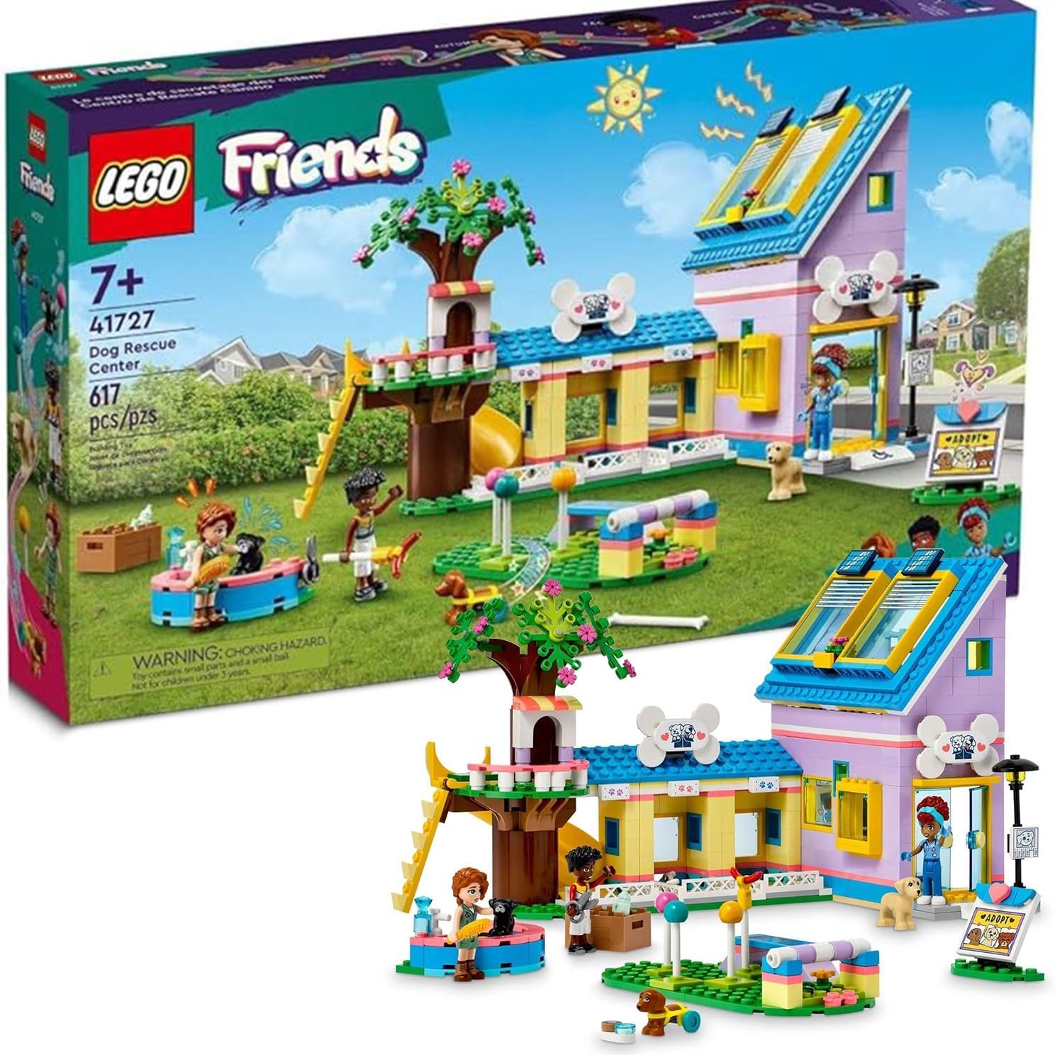 Amazon.com: LEGO Friends Dog Rescue Center 41727, Pet Animal Playset ...