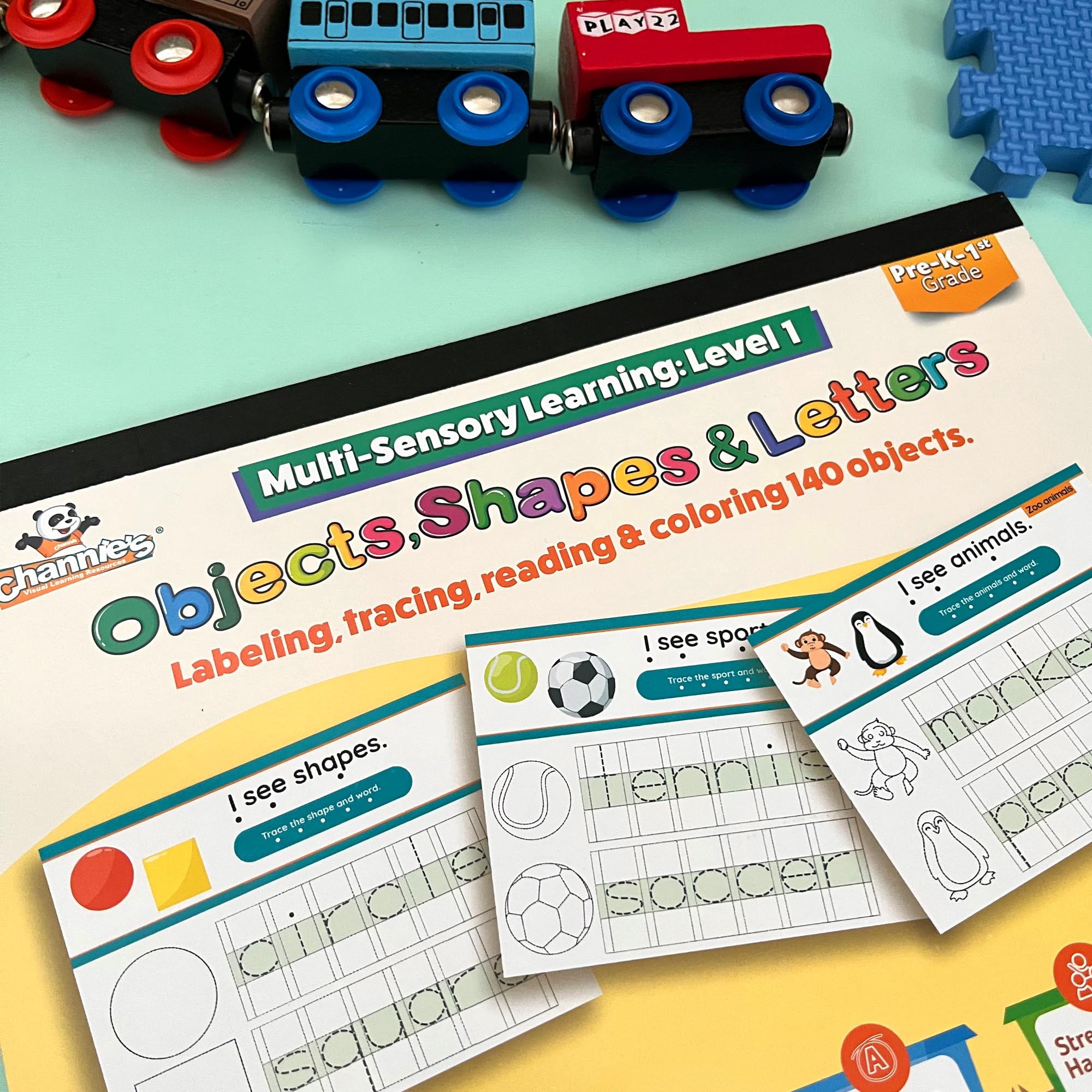Snapklik.com : Channies Multi-Sensory Learning Workbook For Pre-K To ...