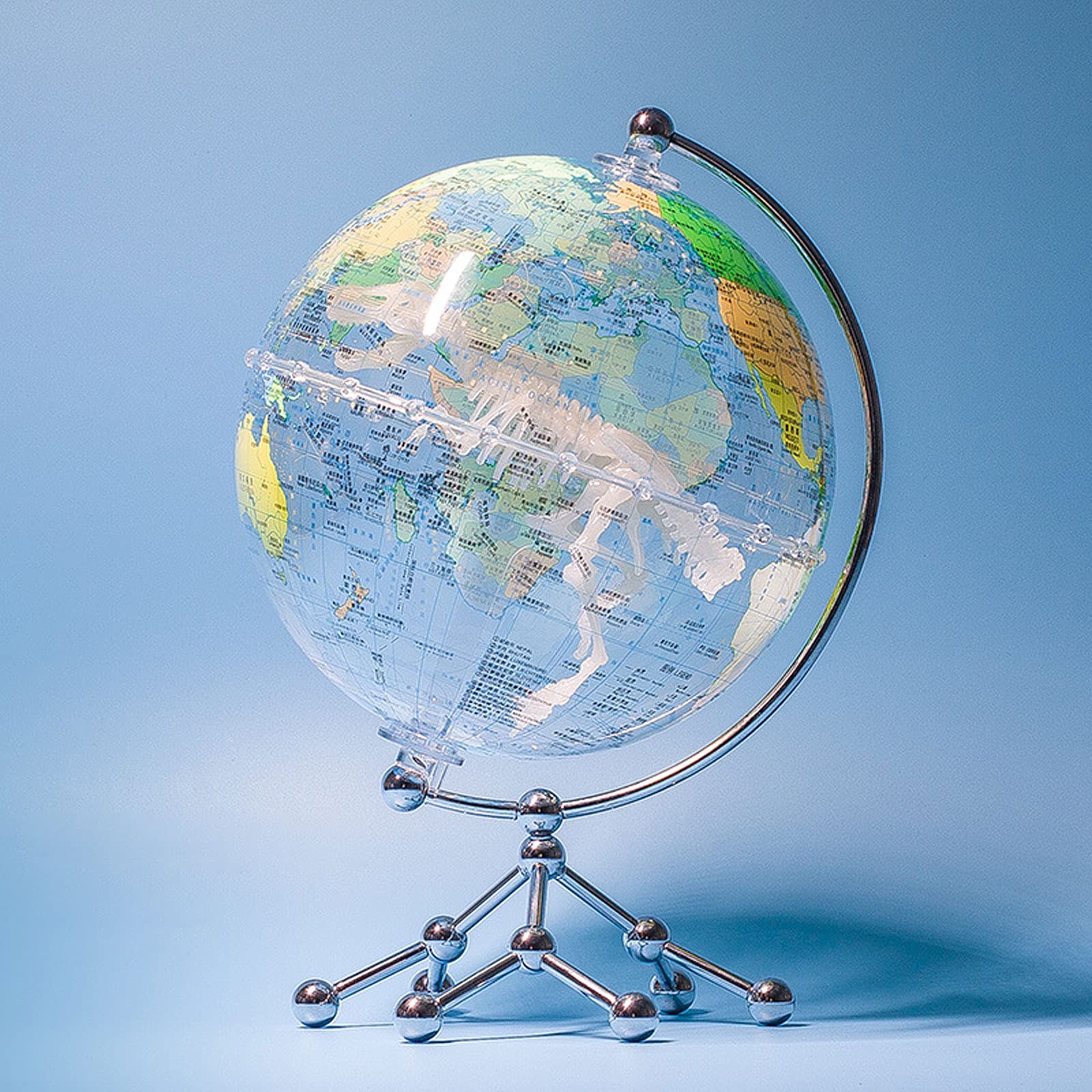 Buy FZYUAN Rotation World Globe with Stand, Globe of Perfect Spinning ...
