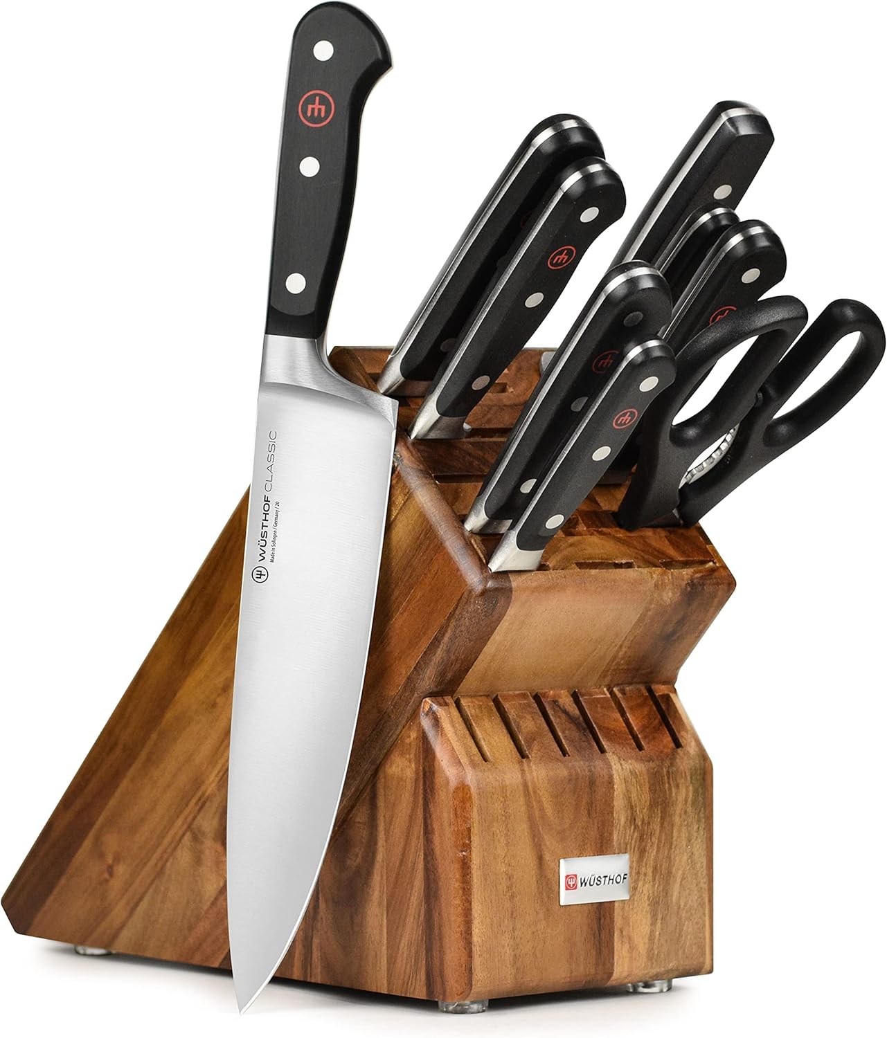 Amazon.com: Wusthof Classic 10 Piece Knife Set with Acacia Block: Home ...