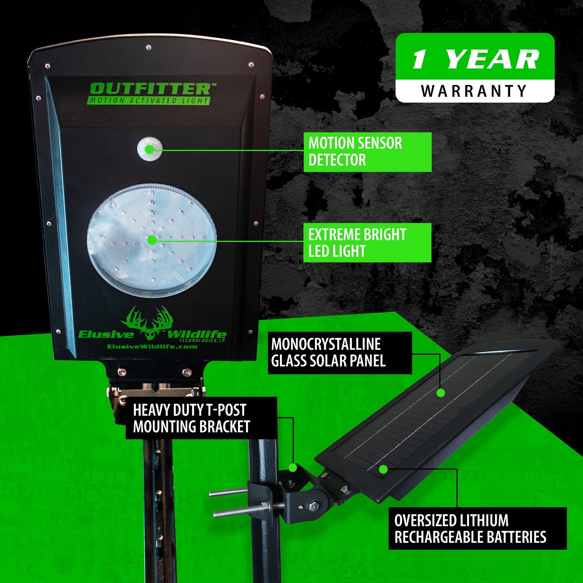 Snapklik.com : Elusive Wildlife Kill Light Outfitter Motion-Activated ...