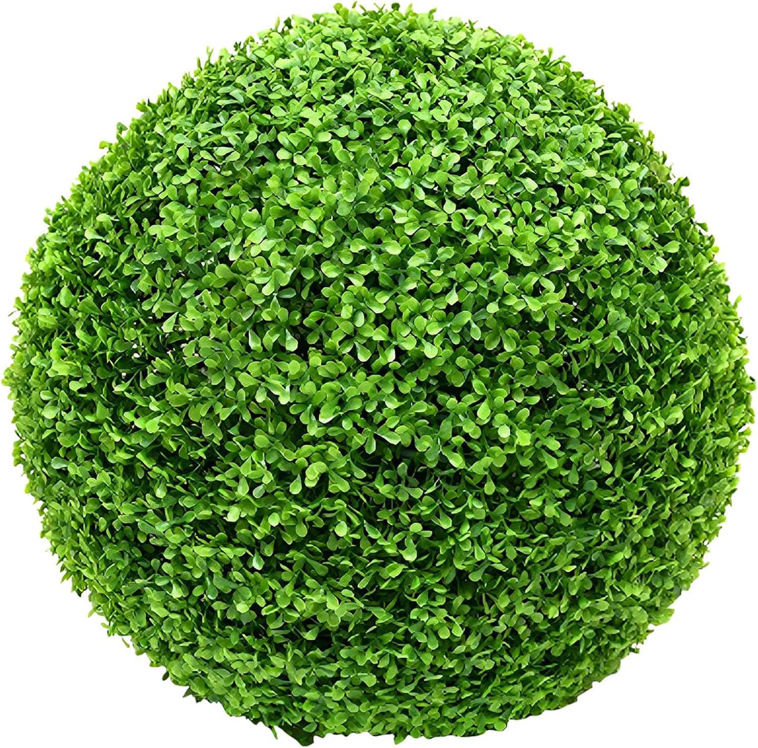 Amazon.com - Artificial Plant Topiary Ball Round Greenery Faux Boxwood ...