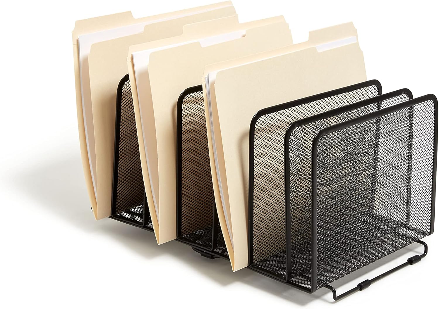 Amazon.com : Tru Red Tr57560-Cc 7 Compartment Wire Mesh File Organizer ...
