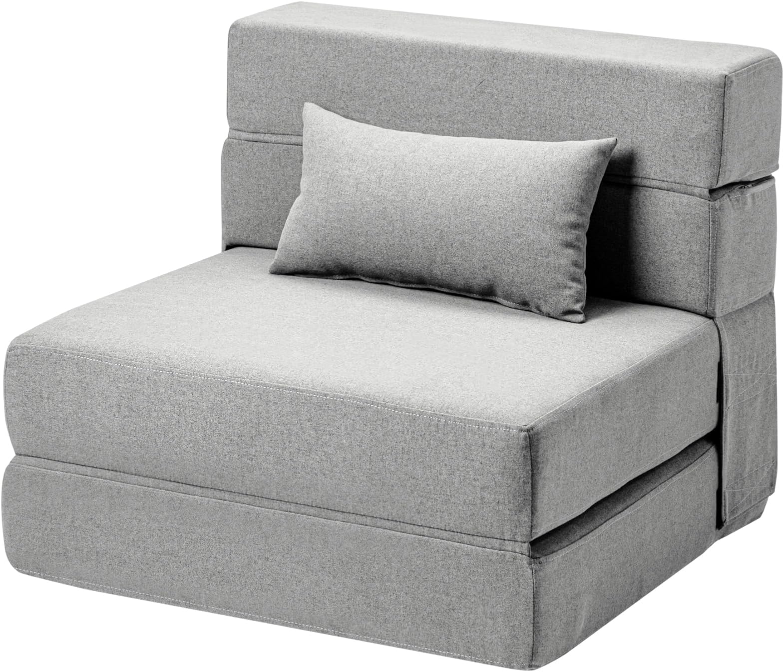 Amazon.com: HOMCOM Convertible Flip Chair, Floor Lazy Sofa, Folding ...