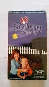 Amazon.co.jp: Signing Time! Volume 2: Playtime Signs VHS : ゲーム