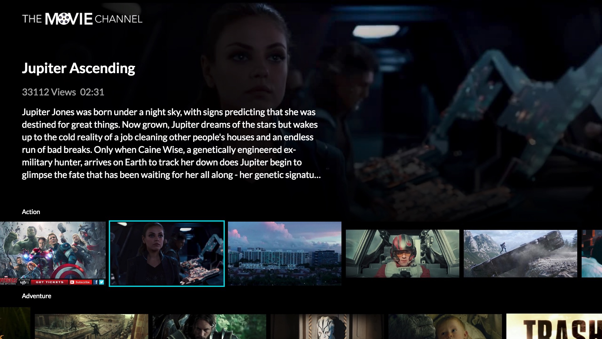 The Movie Channel - Application sur Amazon Appstore