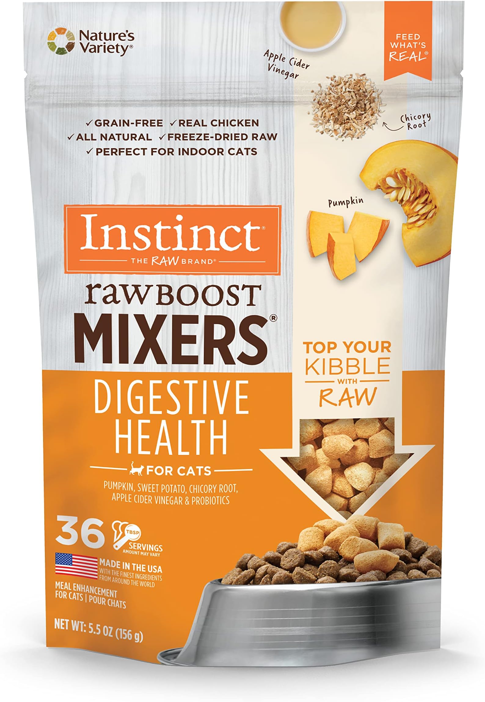 Instinct Raw Boost Grain Free Recipe with Real Chicken Natural Dry Cat ...
