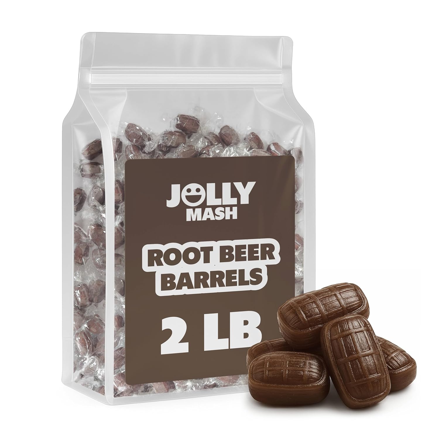Amazon.com : Root Beer Barrels Hard Candy | 2 LBS | Individually ...