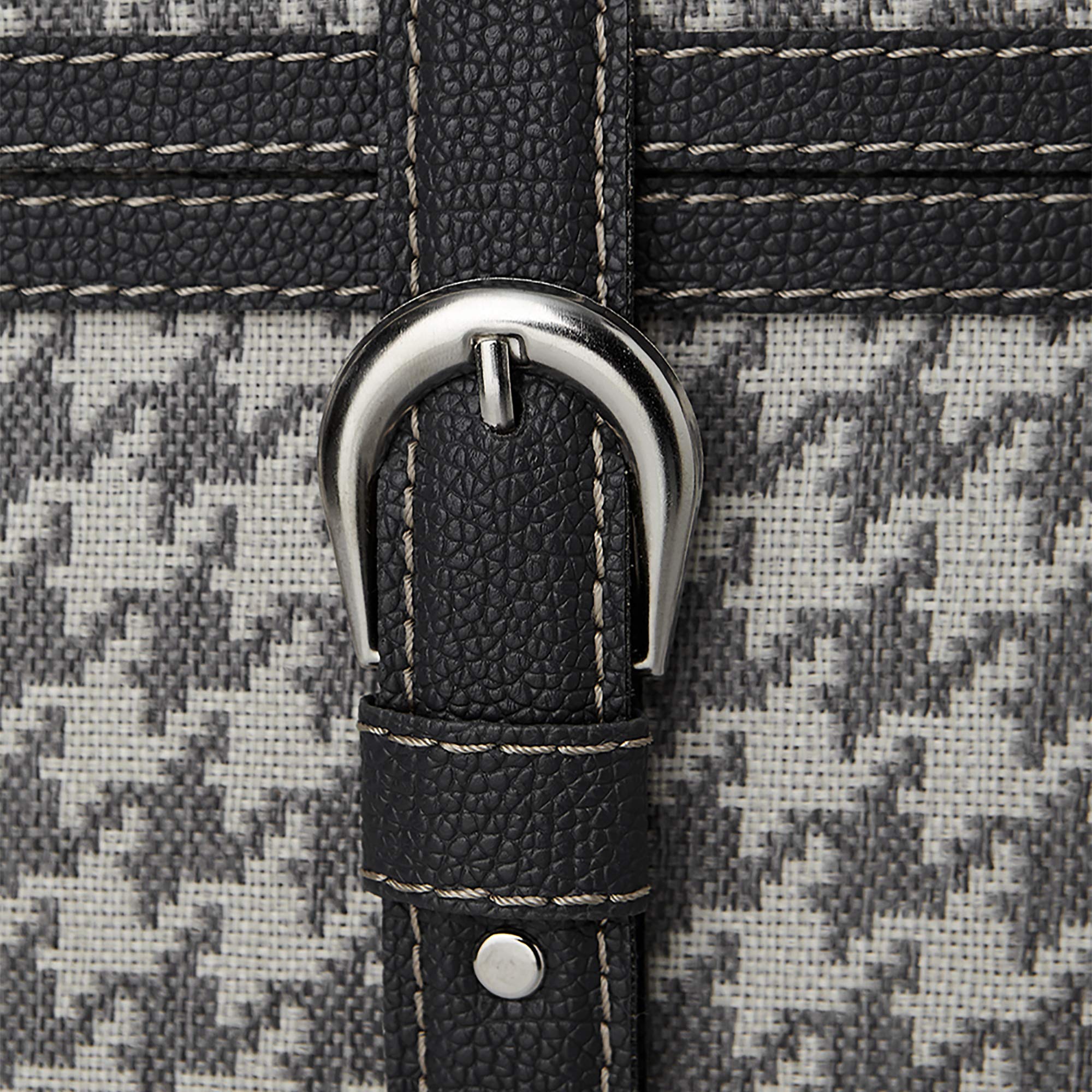 Houndstooth Gray Trunk DormCo Texture Trunk - Houndstooth Gray , 29"L X ...