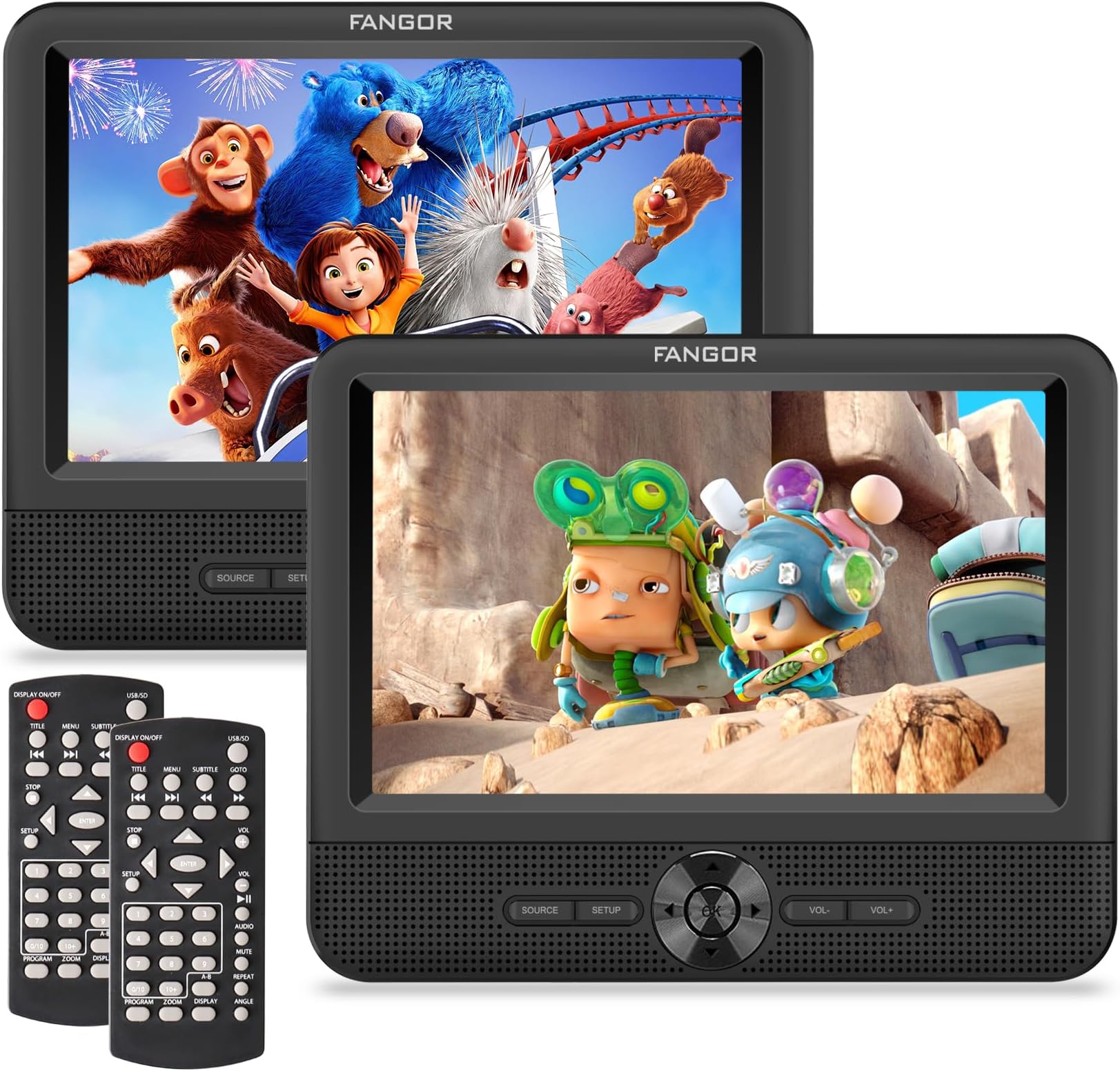 Amazon.com: RCA DRC69705 7-Inch Dual Screen Mobile DVD System : Electronics