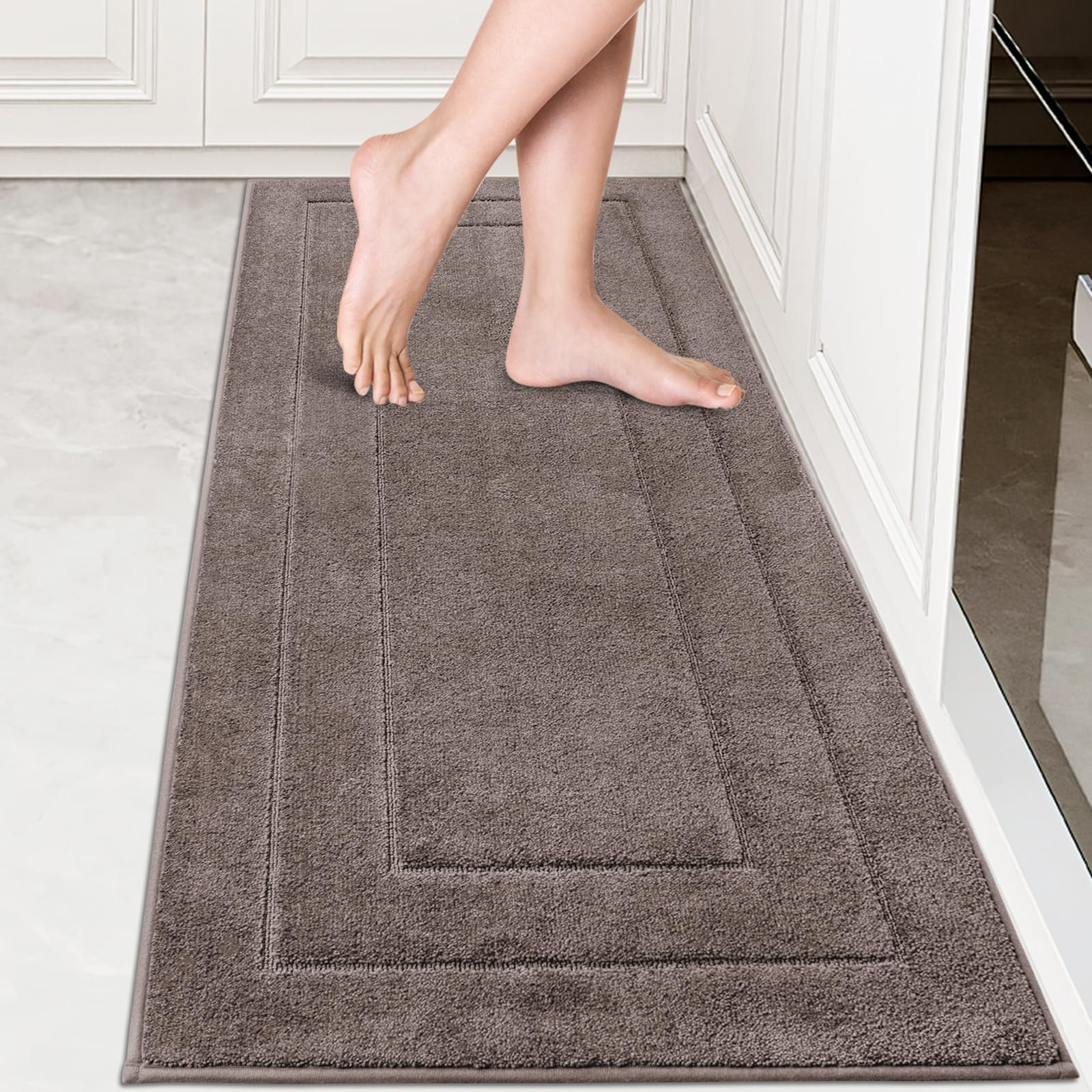 Amazon.com: PURRUGS Machine Washable Kitchen Rug 24" x 59.5", Non-Slip ...
