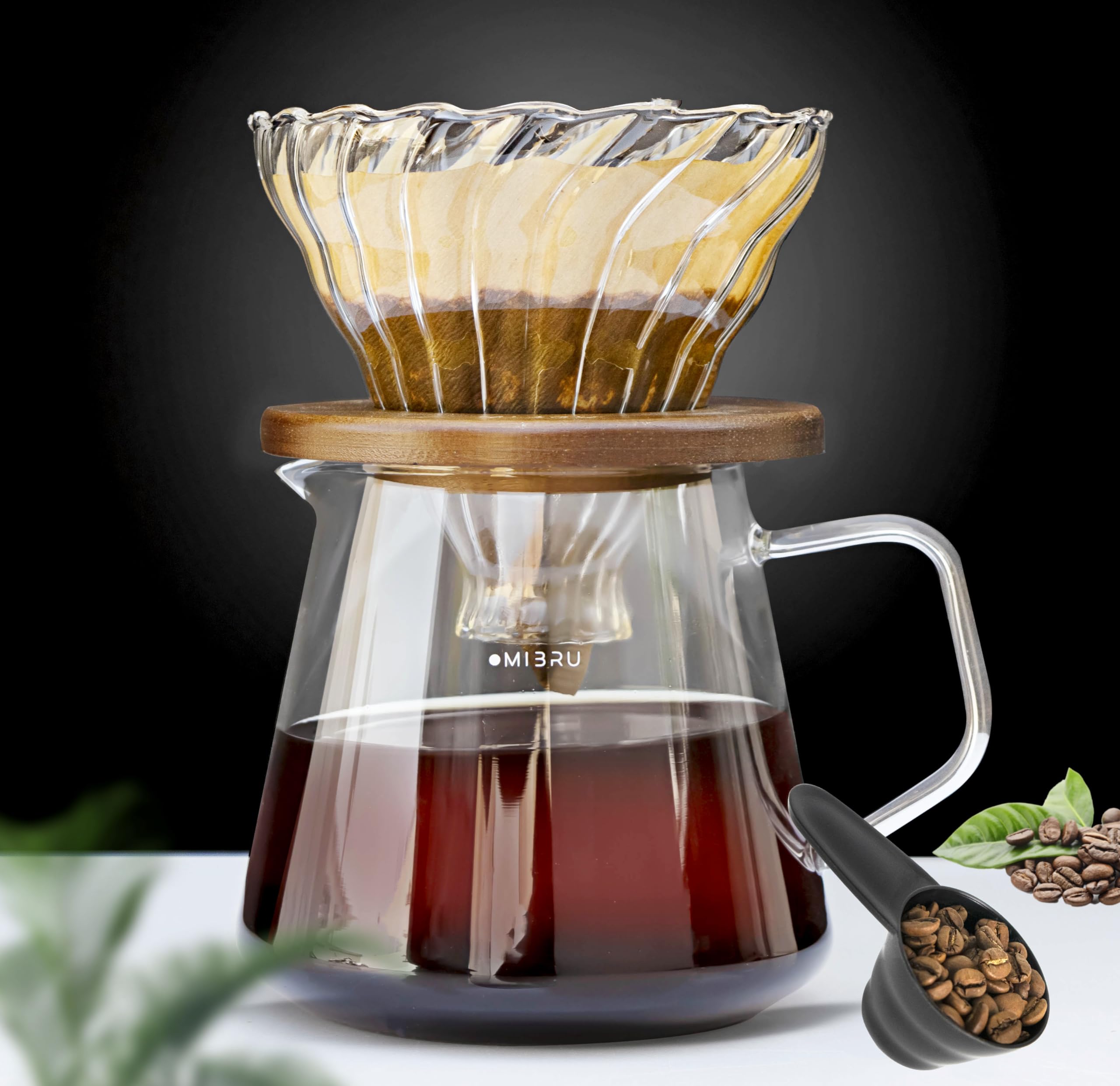 MIBRU V60 Drip Coffee Set Drip Coffee Maker Set Professional Coffee ...