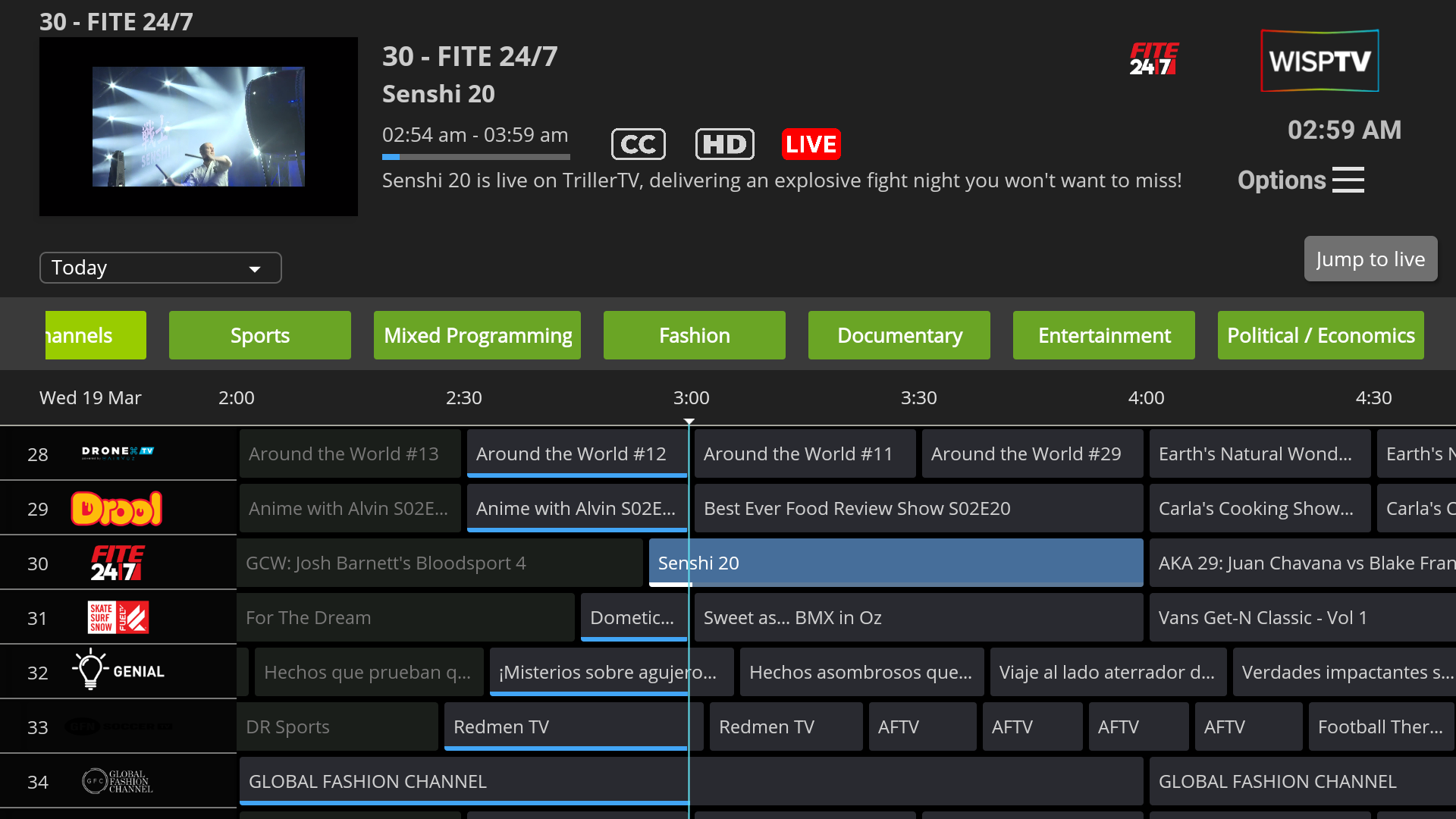 WISPTV - App on Amazon Appstore