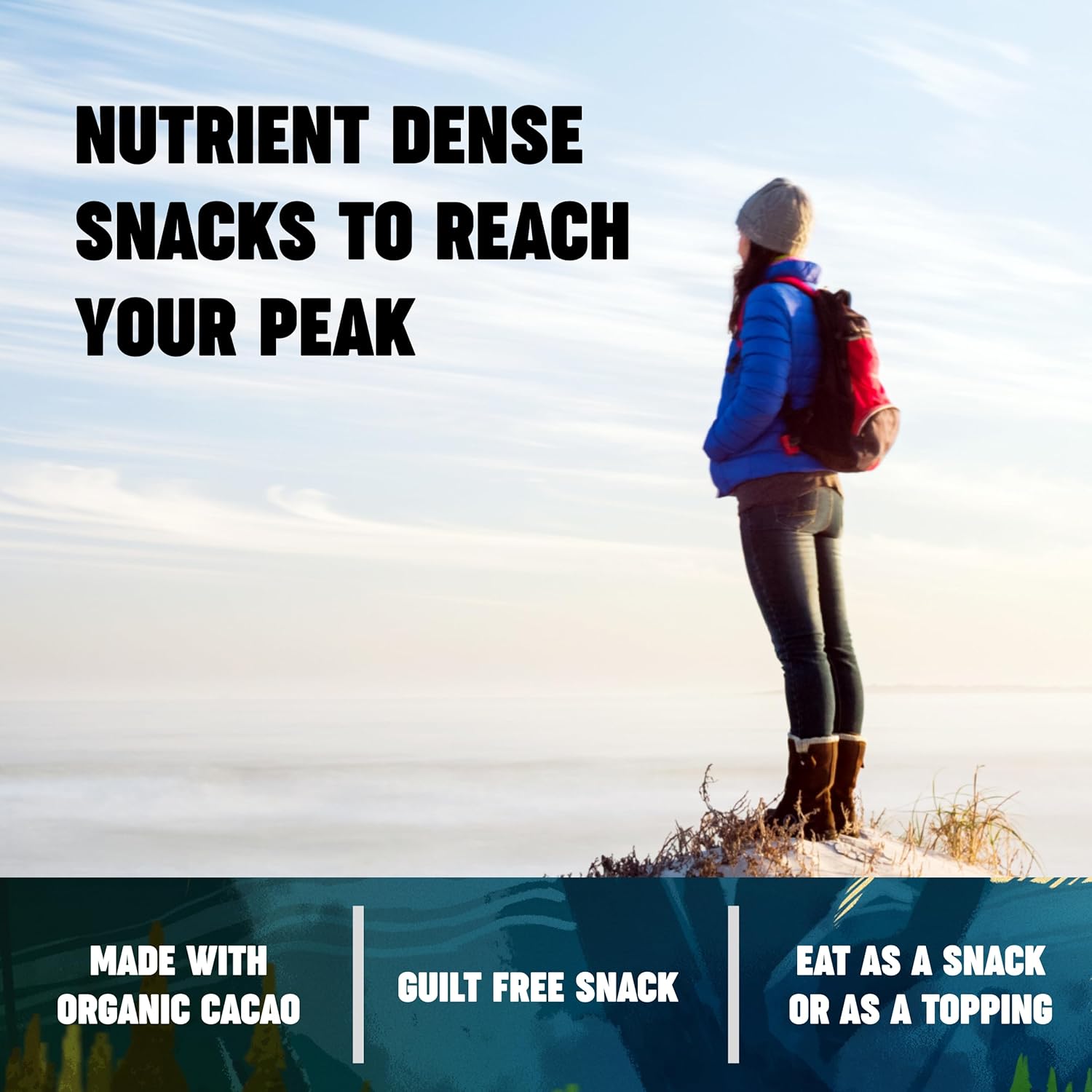 NIMBLE Premium Cacao Nibs con chocolate negro y frutas liofilizadas ...