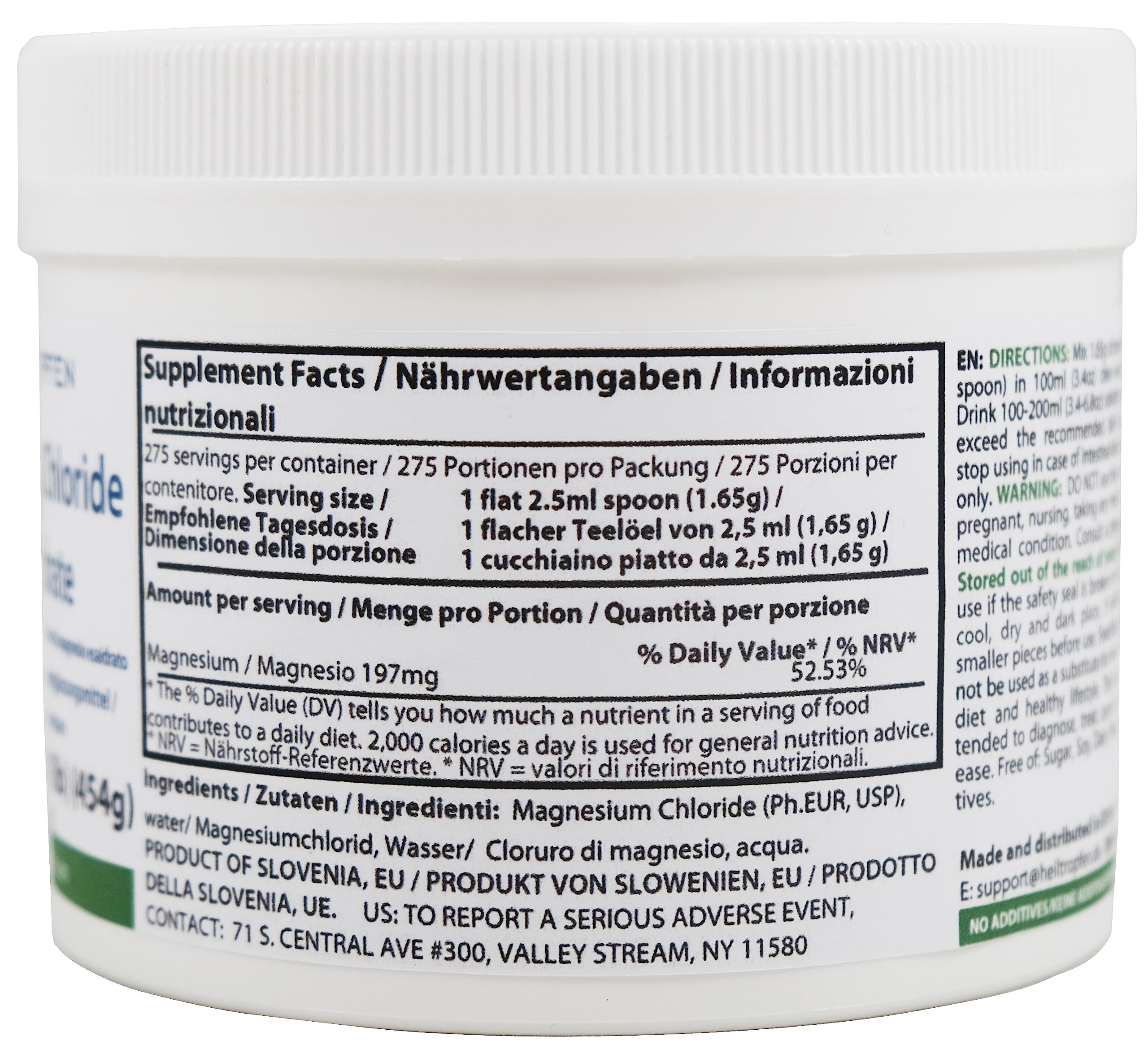 Snapklik.com : 1 Pound Magnesium Chloride Hexahydrate Pharmaceutical ...