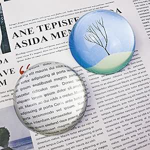 Amazon.com: Crystal Dome Magnifier/Paperweight Reading Magnifying Glass ...