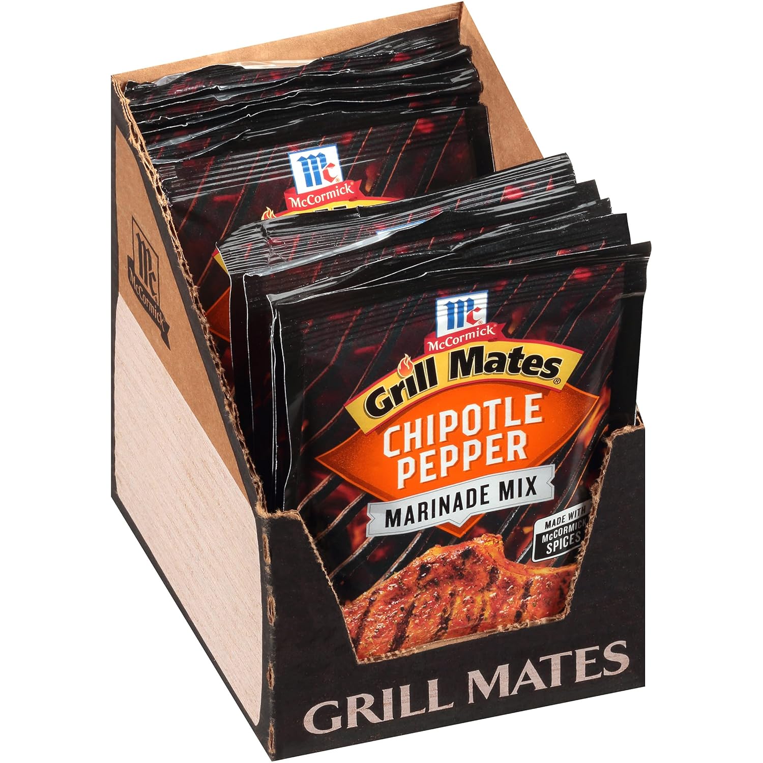 Amazon.com : McCormick Grill Mates Chipotle Pepper Marinade Mix, 1.13 ...