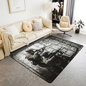 Amazon.com: Erosebridal Boys Soldiers Theme Area Rug 3x5,Teens Machine ...