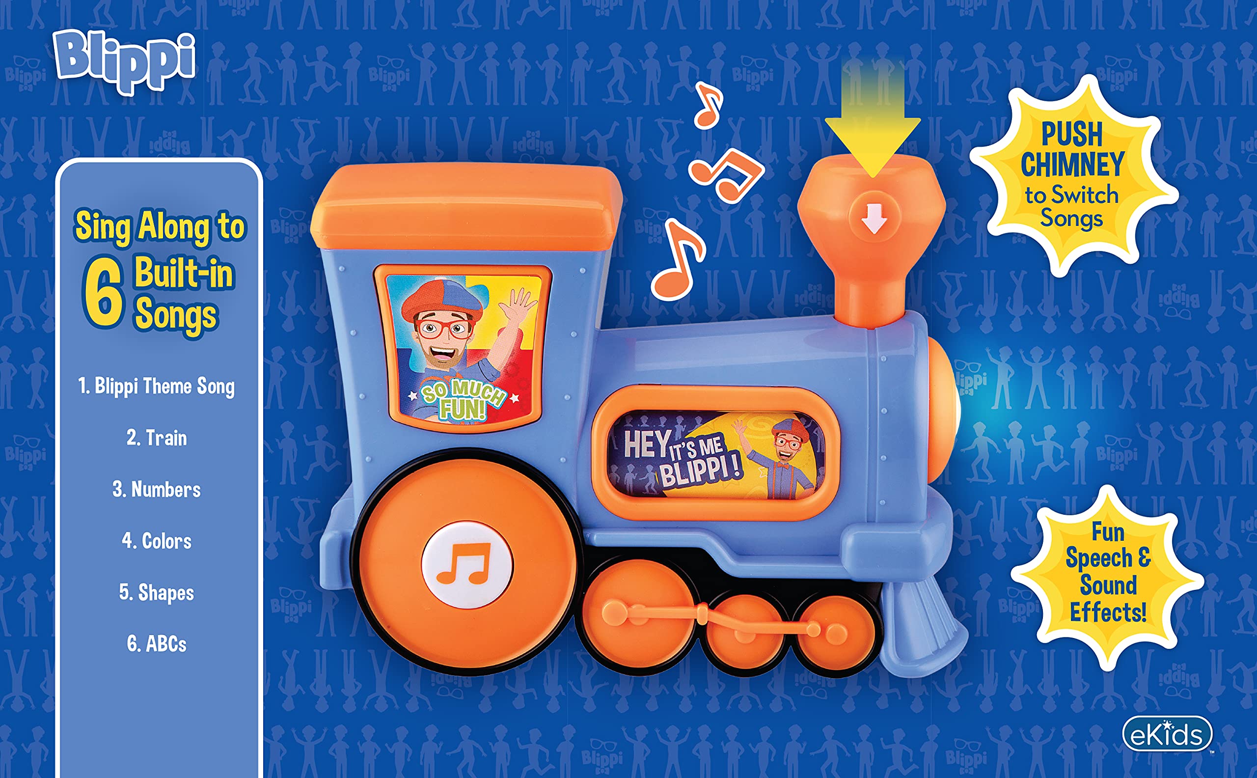 Blippi Toy Train for Kids wit...B09DR26V66 | Encarguelo.com