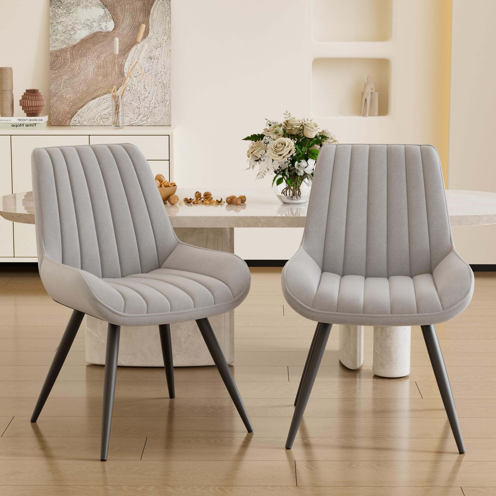 Amazon.com - Daluvenix Dining Chairs Set of 2, Mid Century Modern ...