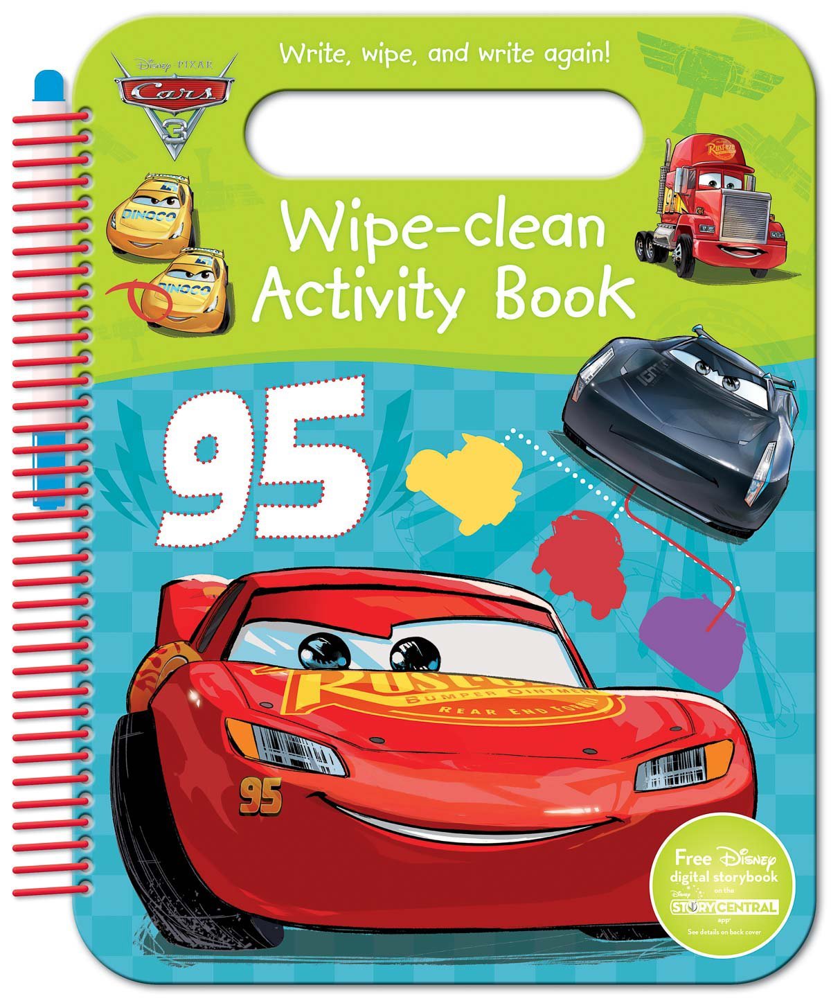Amazon.com: UPD Cars 3 Wipe-Clean Activity Book: 9781474898515 ...