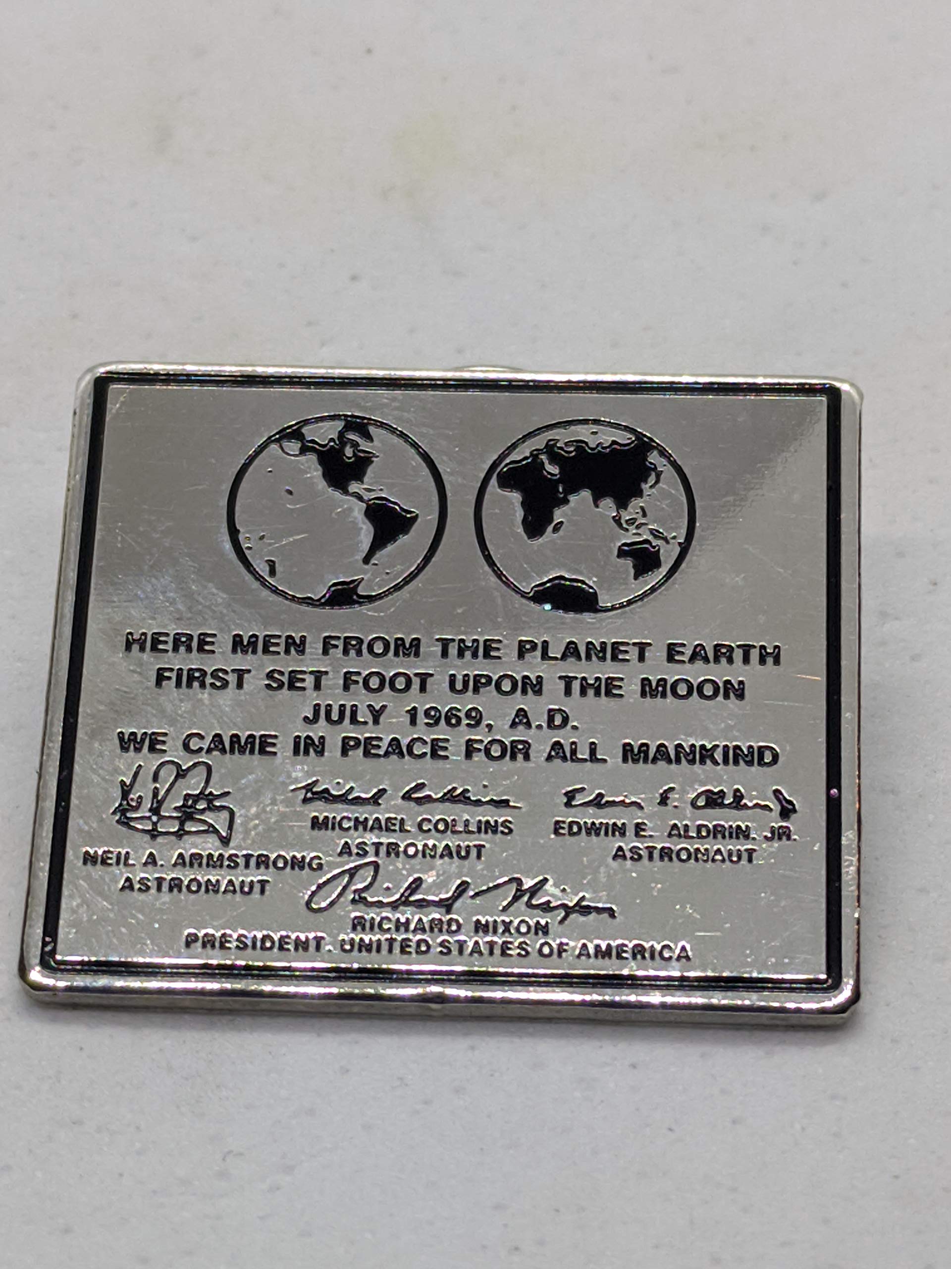 On The Moon Apollo 11 Plaque