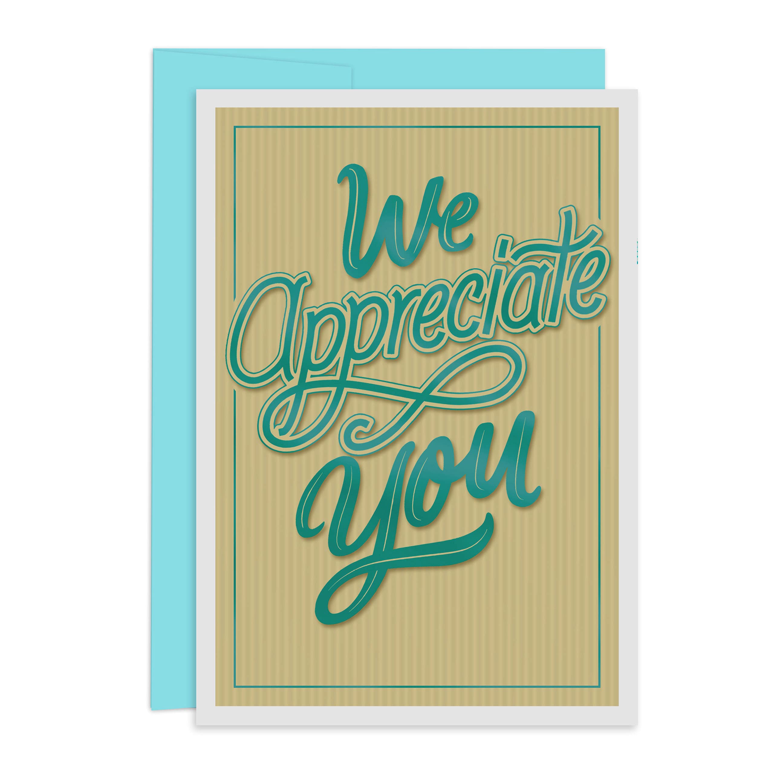 Amazon.com : Hallmark Business Appreciation Card for Employees, Staff ...