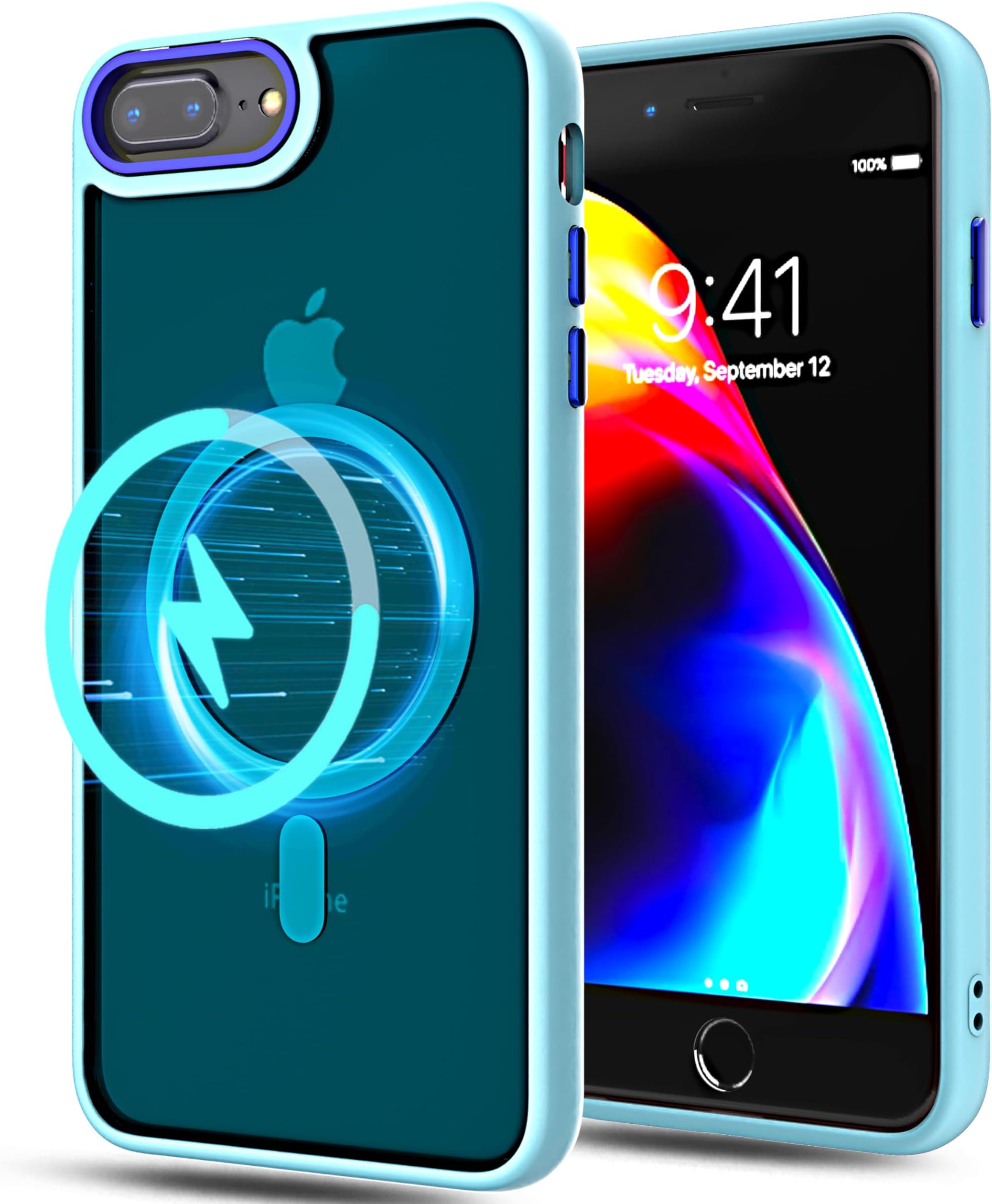 Amazon.com: for iPhone 8 Plus Case, iPhone 7 Plus Case [Wireless ...